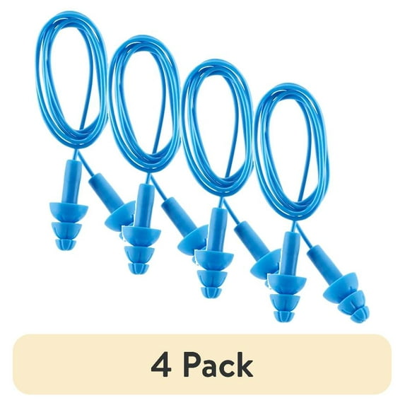 (4 pack) HART Corded Earplugs Ear Protection 3-Pack - Walmart.com