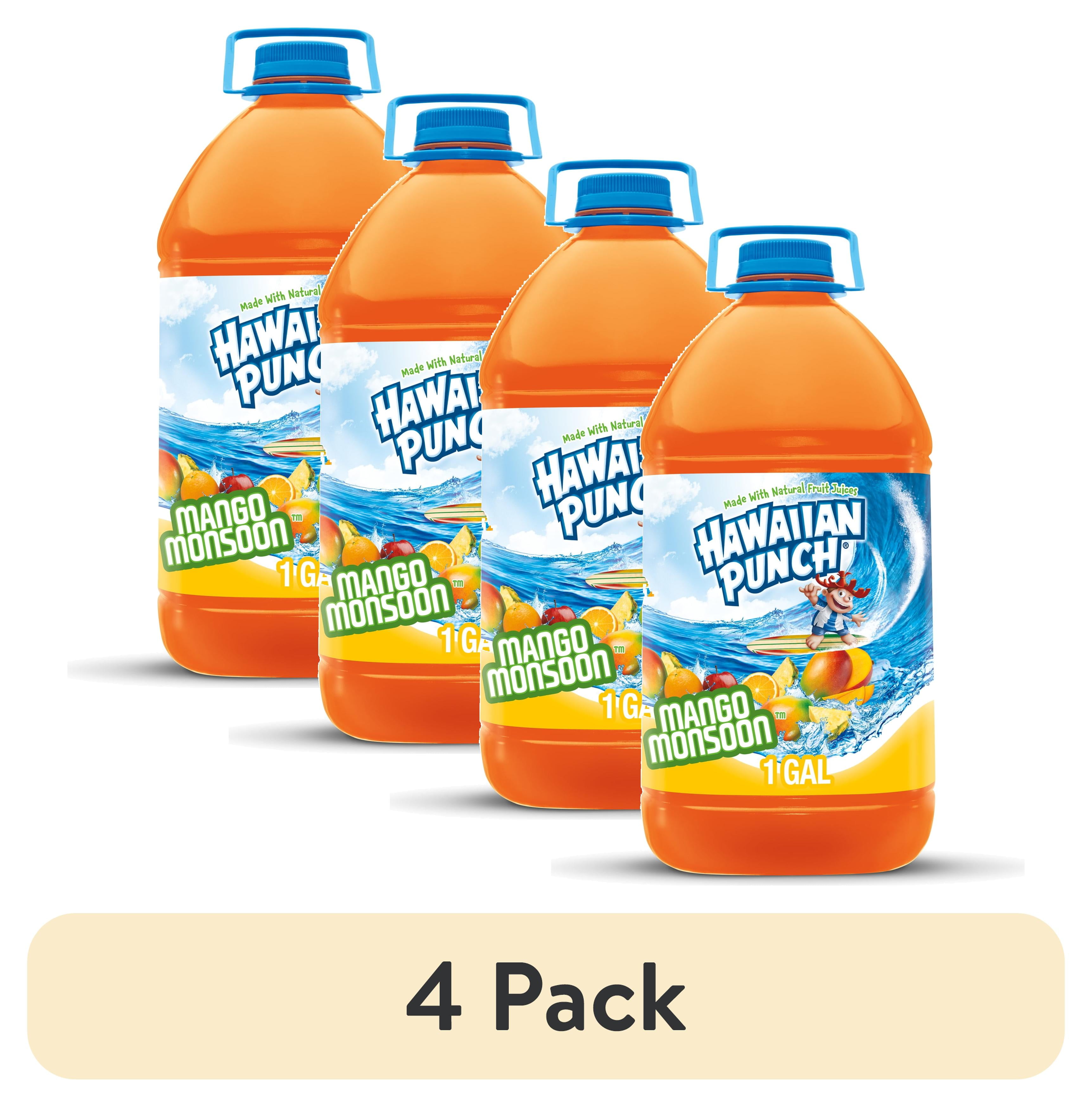 (4 pack) Hawaiian Punch Mango Monsoon Juice, 1 Gal, Bottle - Walmart ...