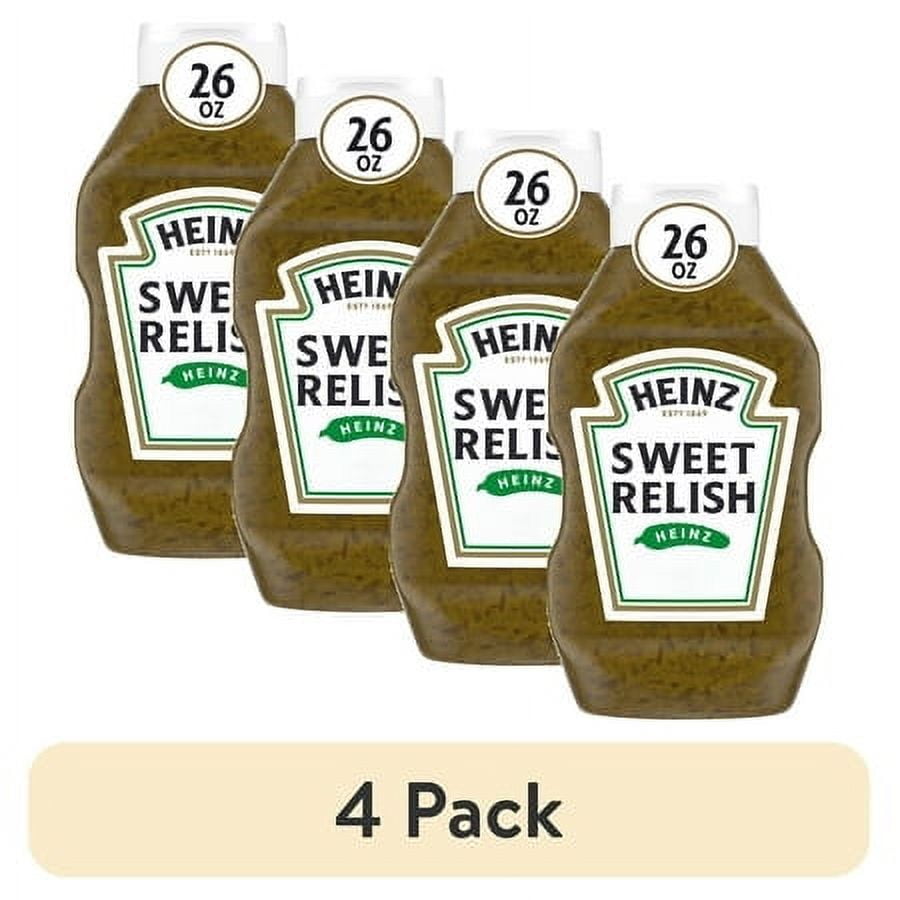 (4 pack) Heinz Sweet Relish, 26 fl oz Bottle - Walmart.com