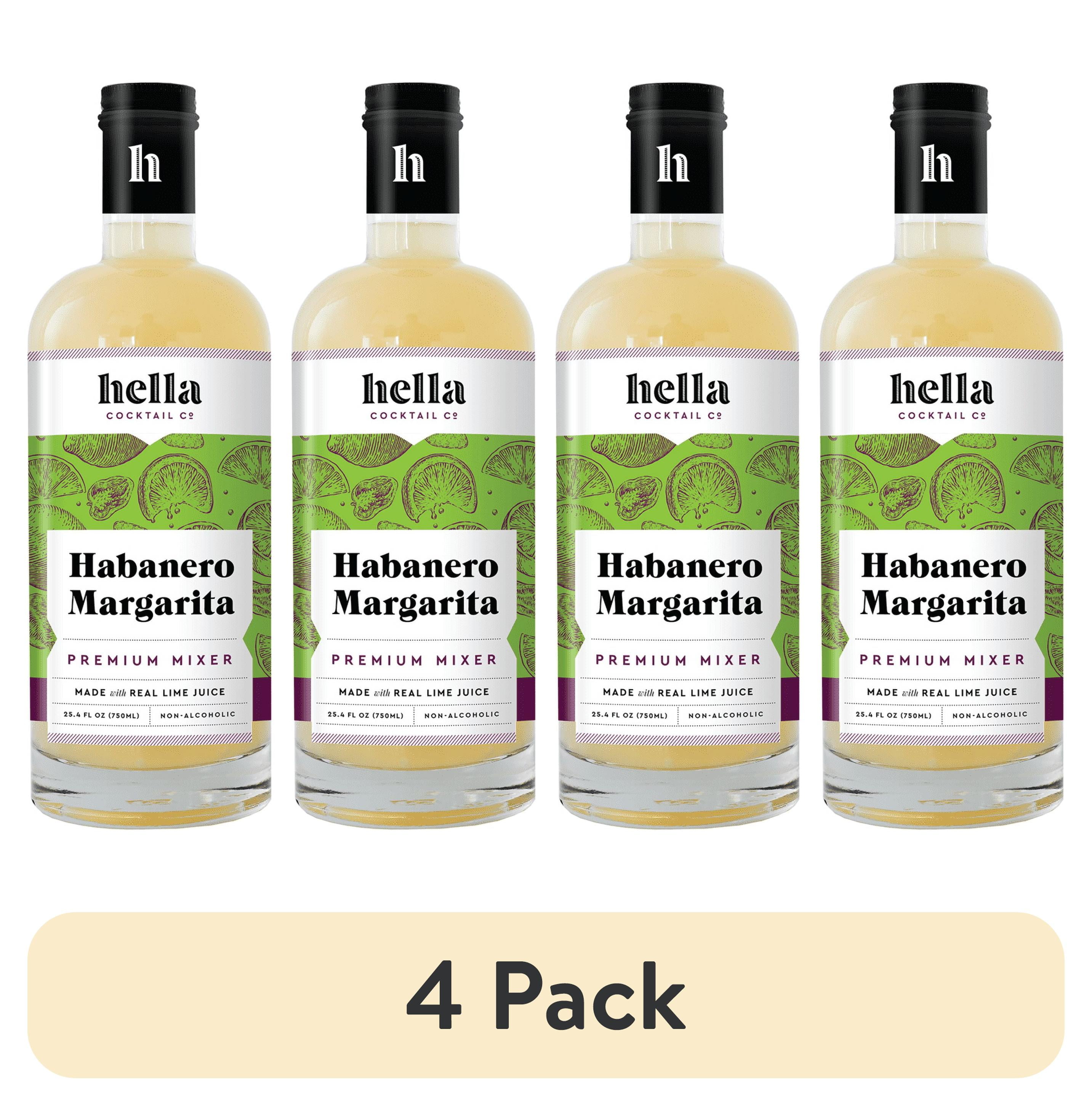 (4 pack) Hella Cocktail Co Hella Habanero Margarita 750ml - Walmart.com