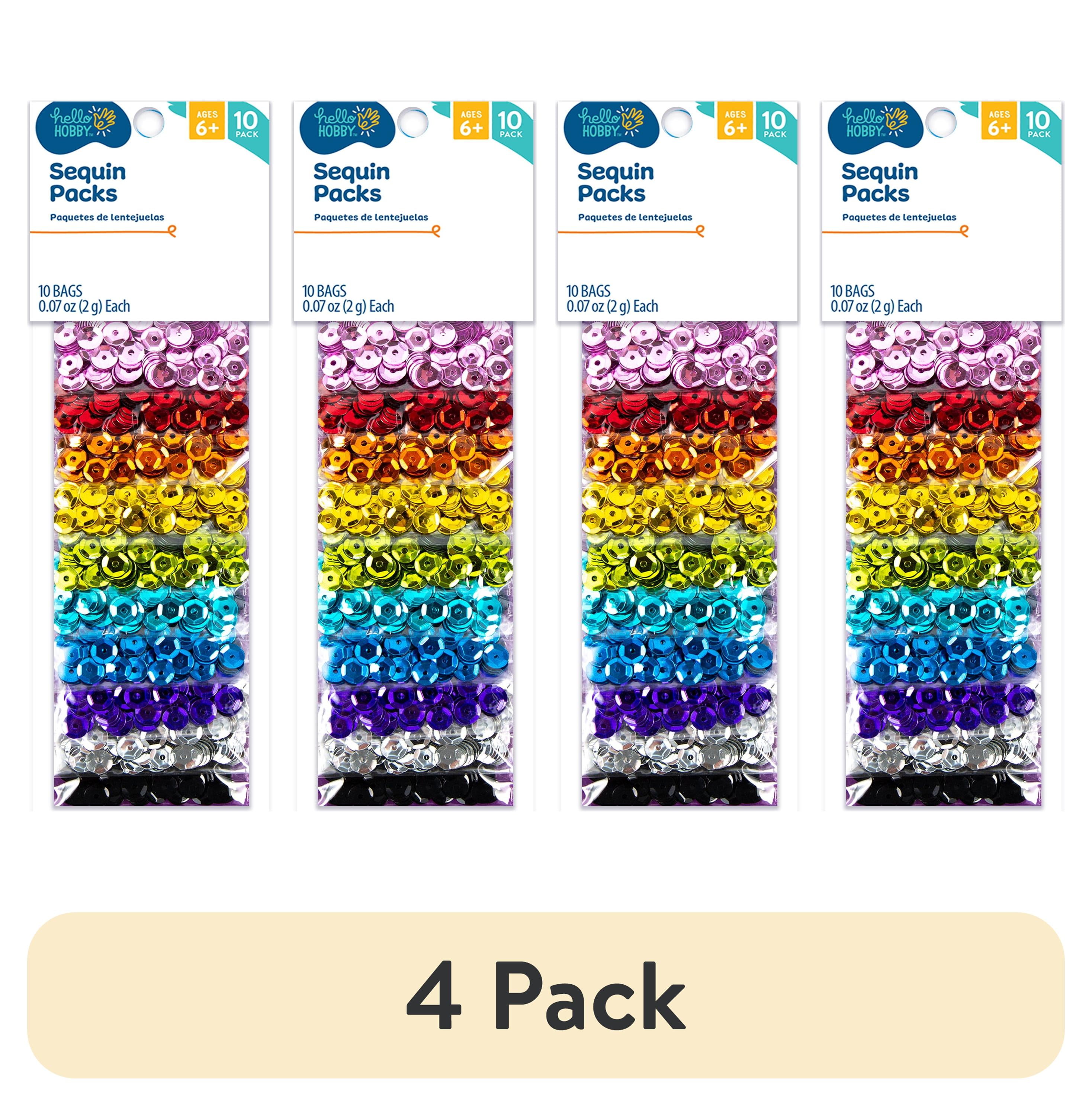 (4 pack) Hello Hobby Assorted Sequins, 10-Pack, Boys and Girls, Child ...