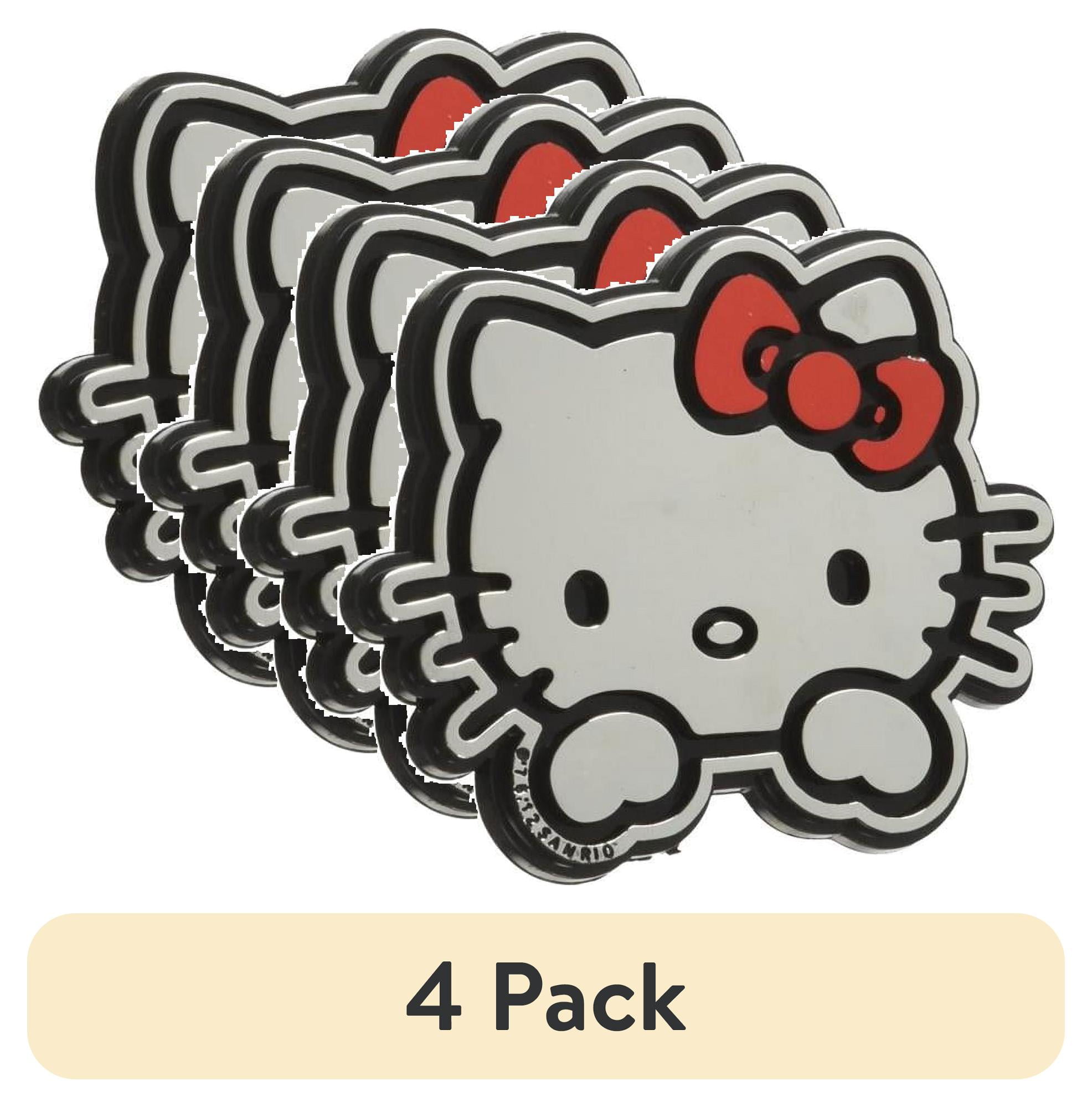 (4 pack) Hello Kitty Plastic Auto Emblem - Walmart.com
