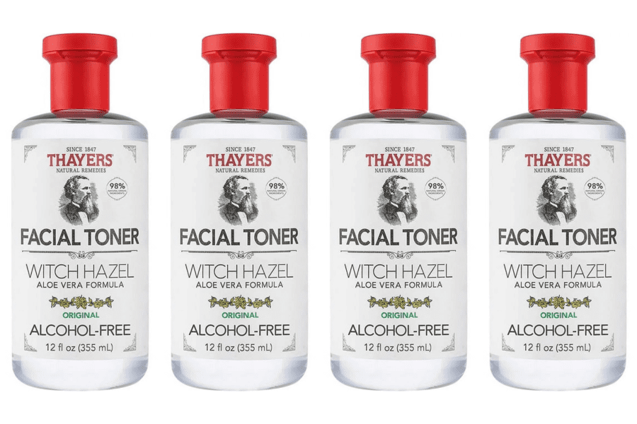(4 pack) Henry Thayer Company, Thayers Witch Hazel Original Toner, 12 ...