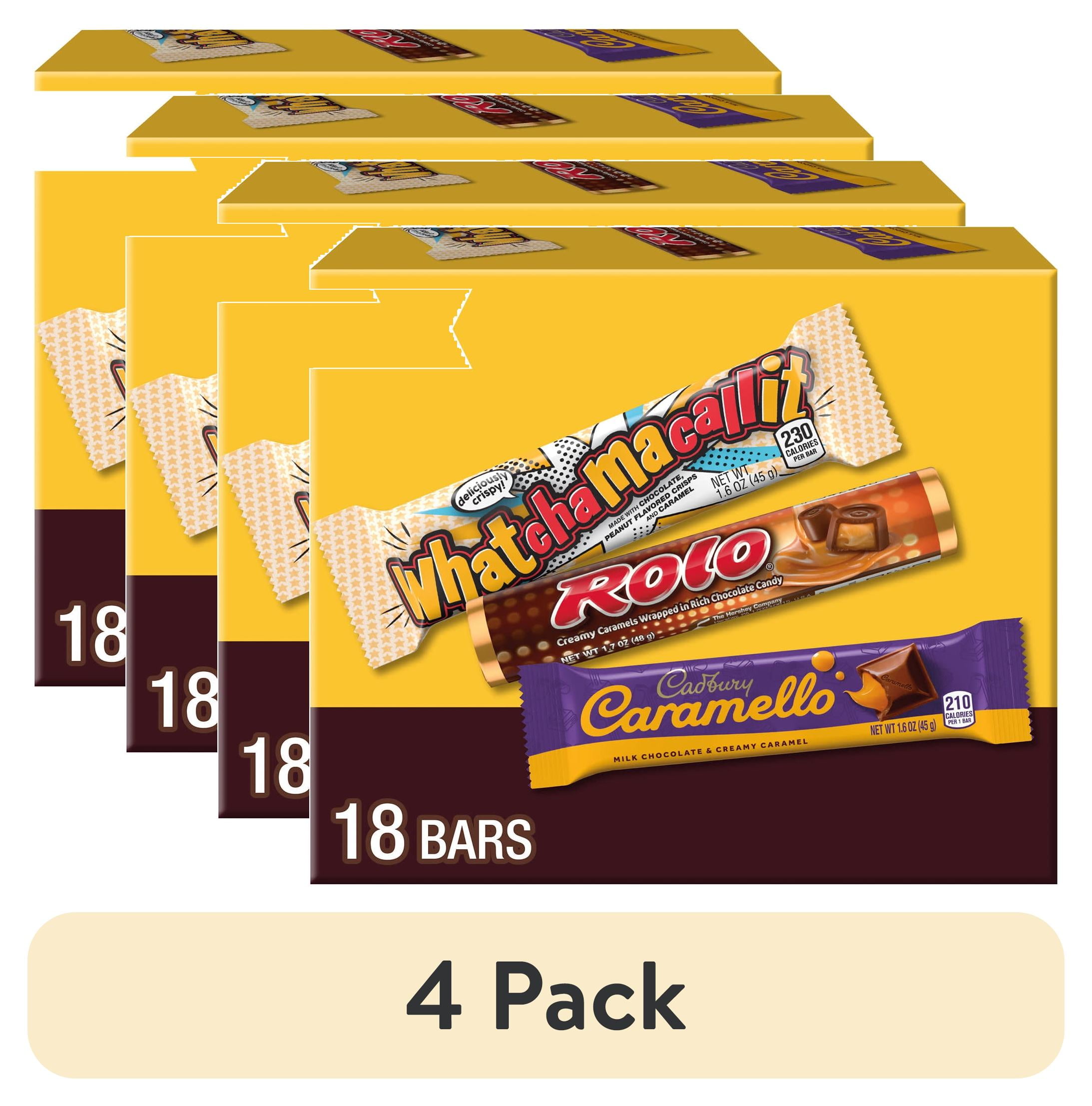 (4 pack) Hershey Assorted Caramel Candy, Box 29.4 oz, 18 Pieces ...