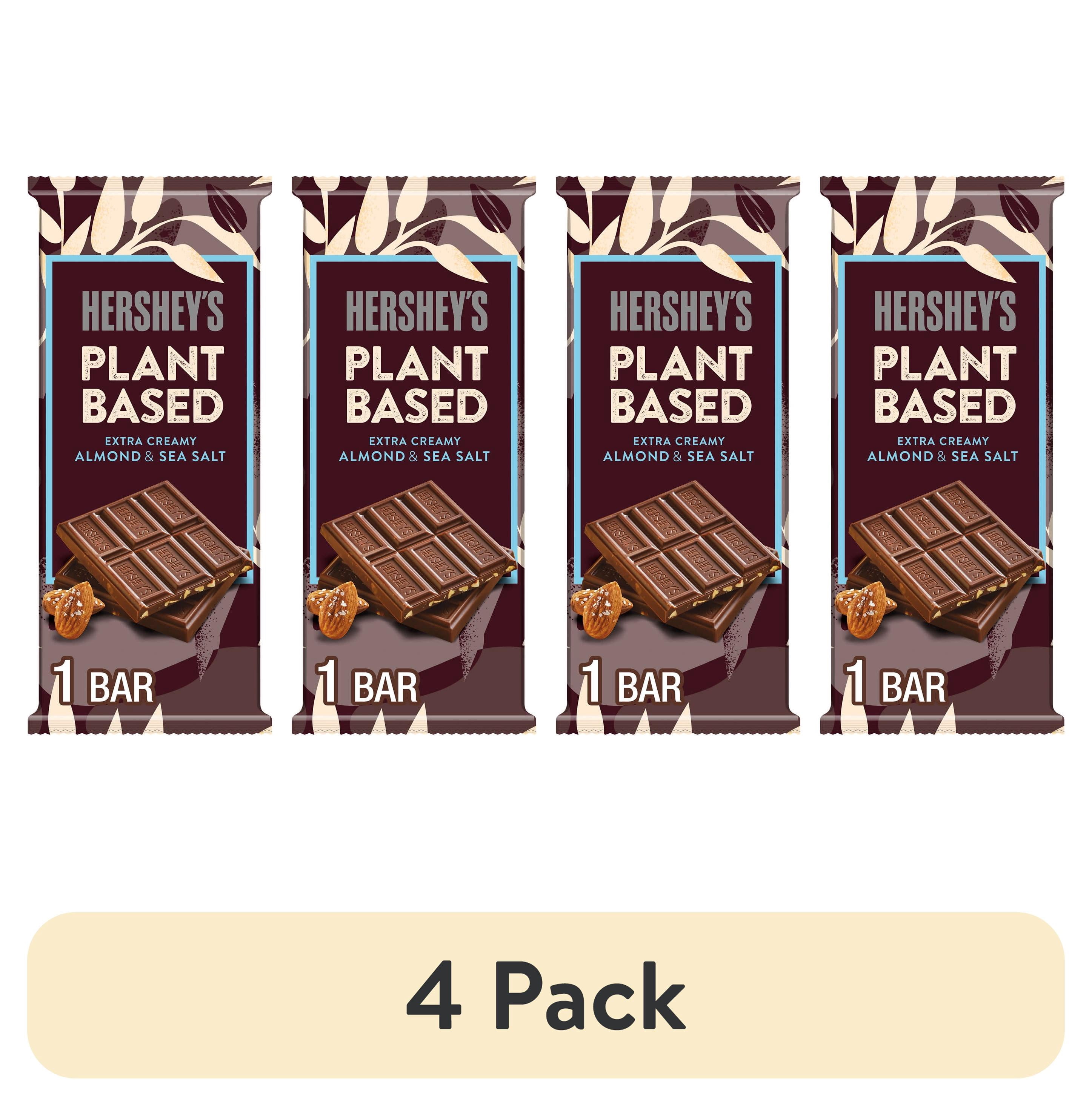 (4 pack) Hershey's Plant Based Extra Creamy with Almond and Sea Salt ...