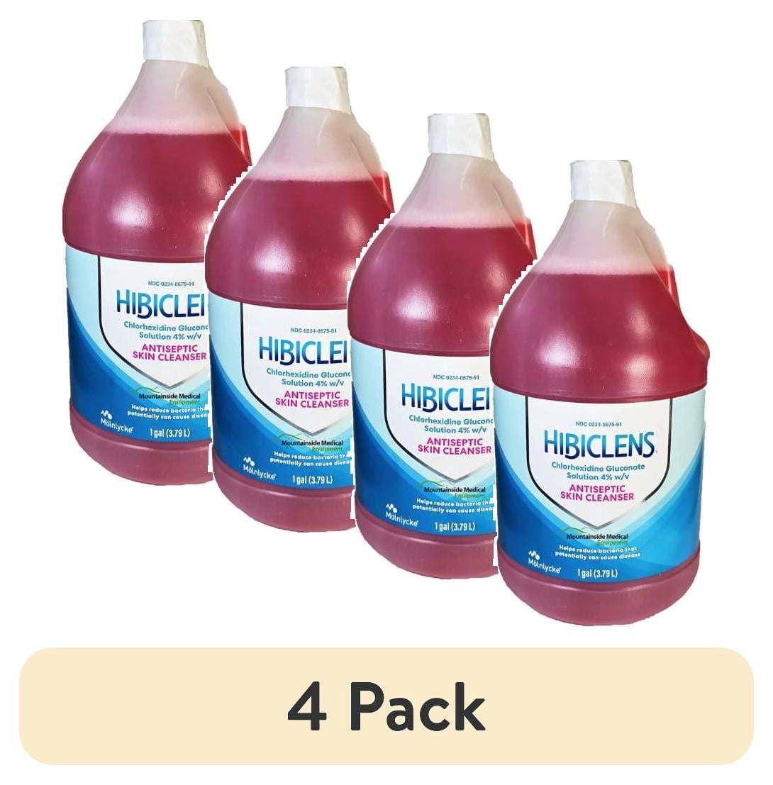 (4 pack) Hibiclens Surgical Antimicrobial Skin Cleanser 57591, 1 Gallon ...