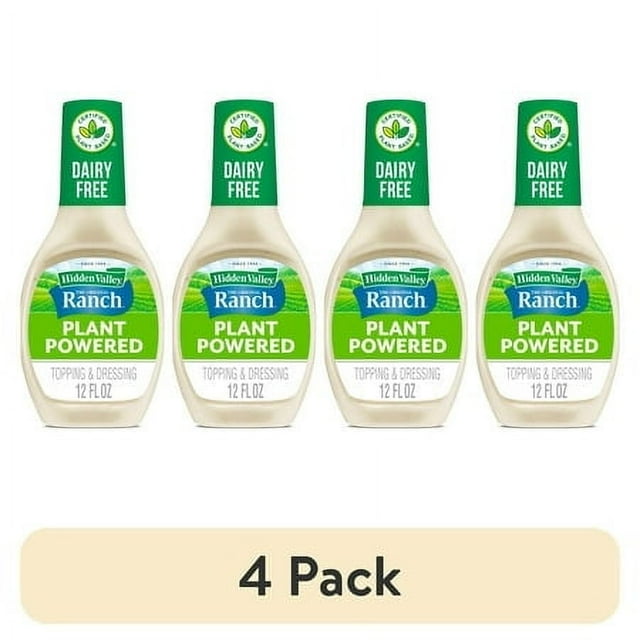 (4 pack) Hidden Valley Vegan Gluten Free Original Plant Powered Ranch ...