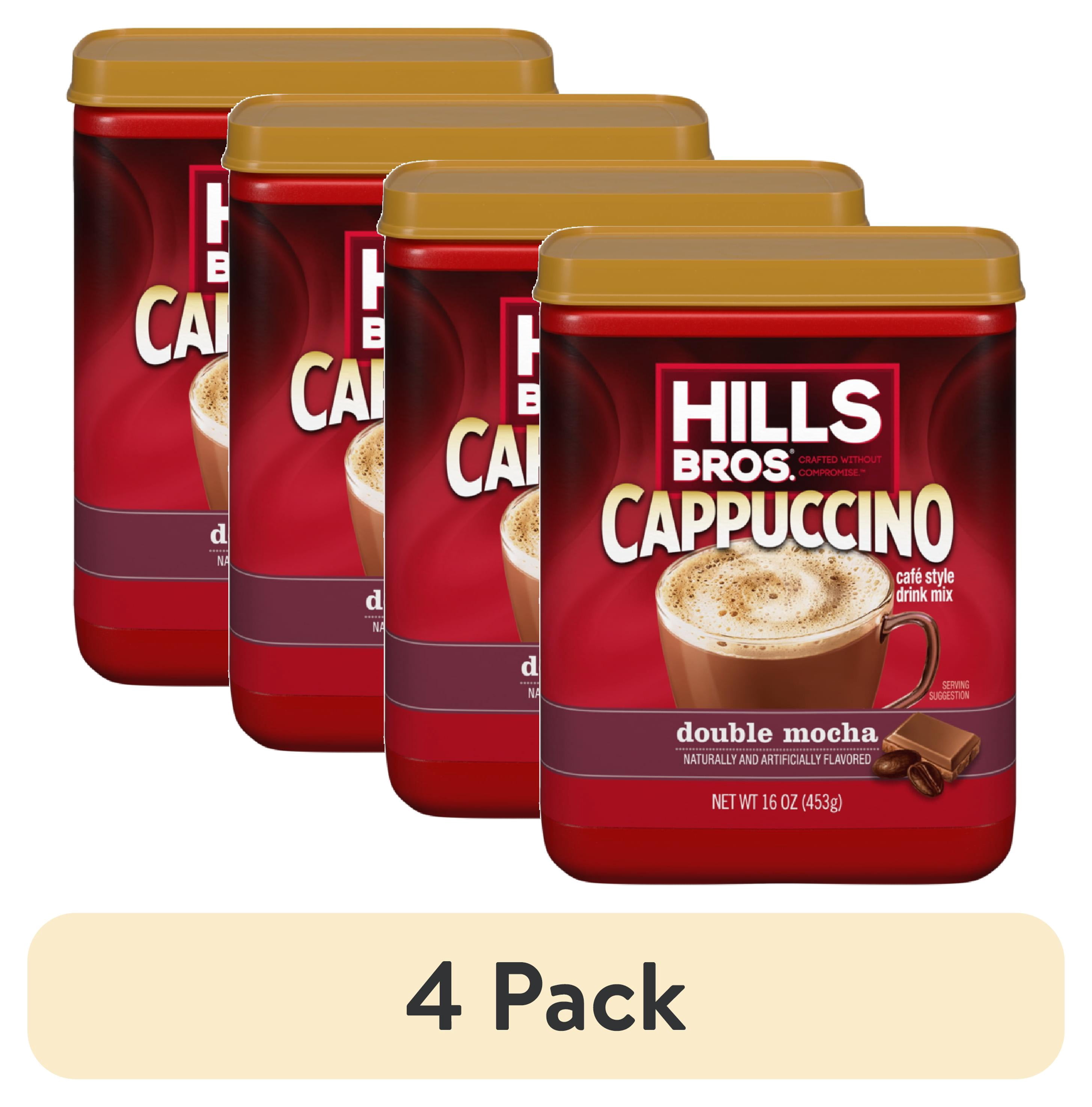 (4 pack) Hills Bros.® Instant Cappuccino Double Mocha Coffee Mix, 16 oz ...
