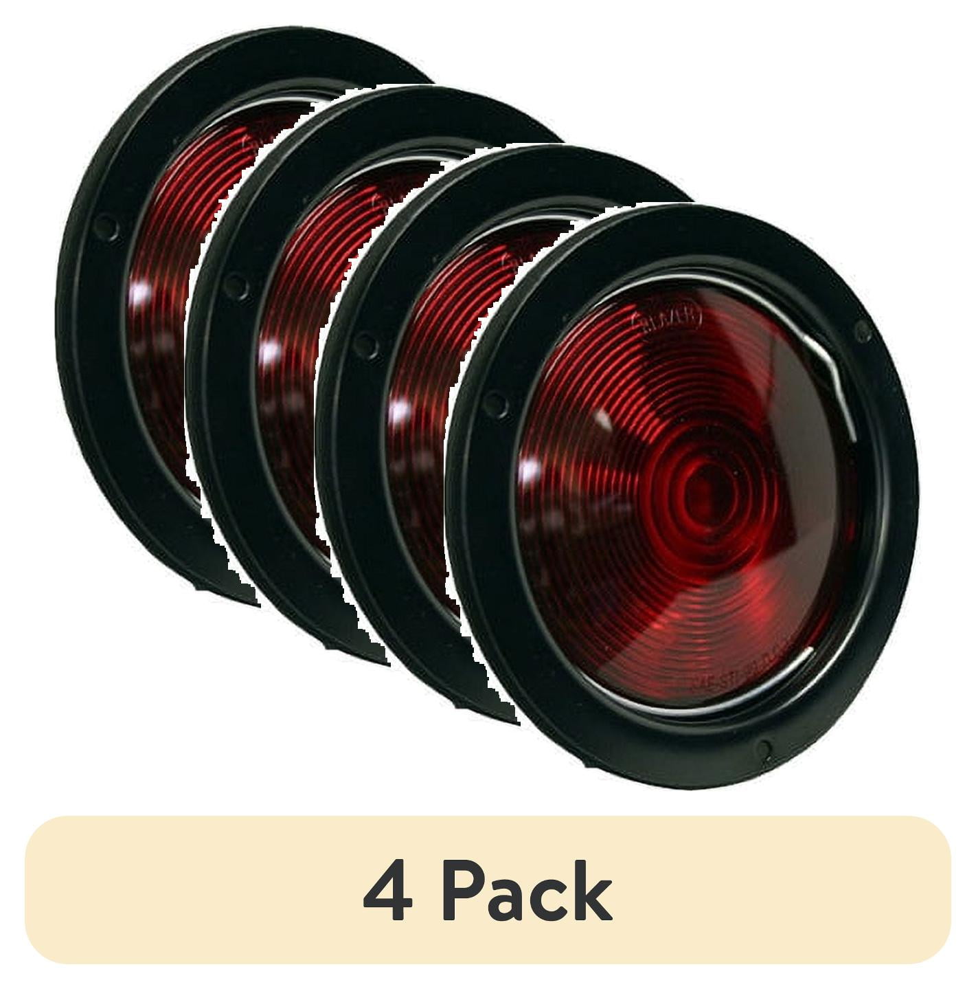 (4 pack) Hopkins Towing Solutions 4" Round Stop-Tail-Turn Lamp Flange ...