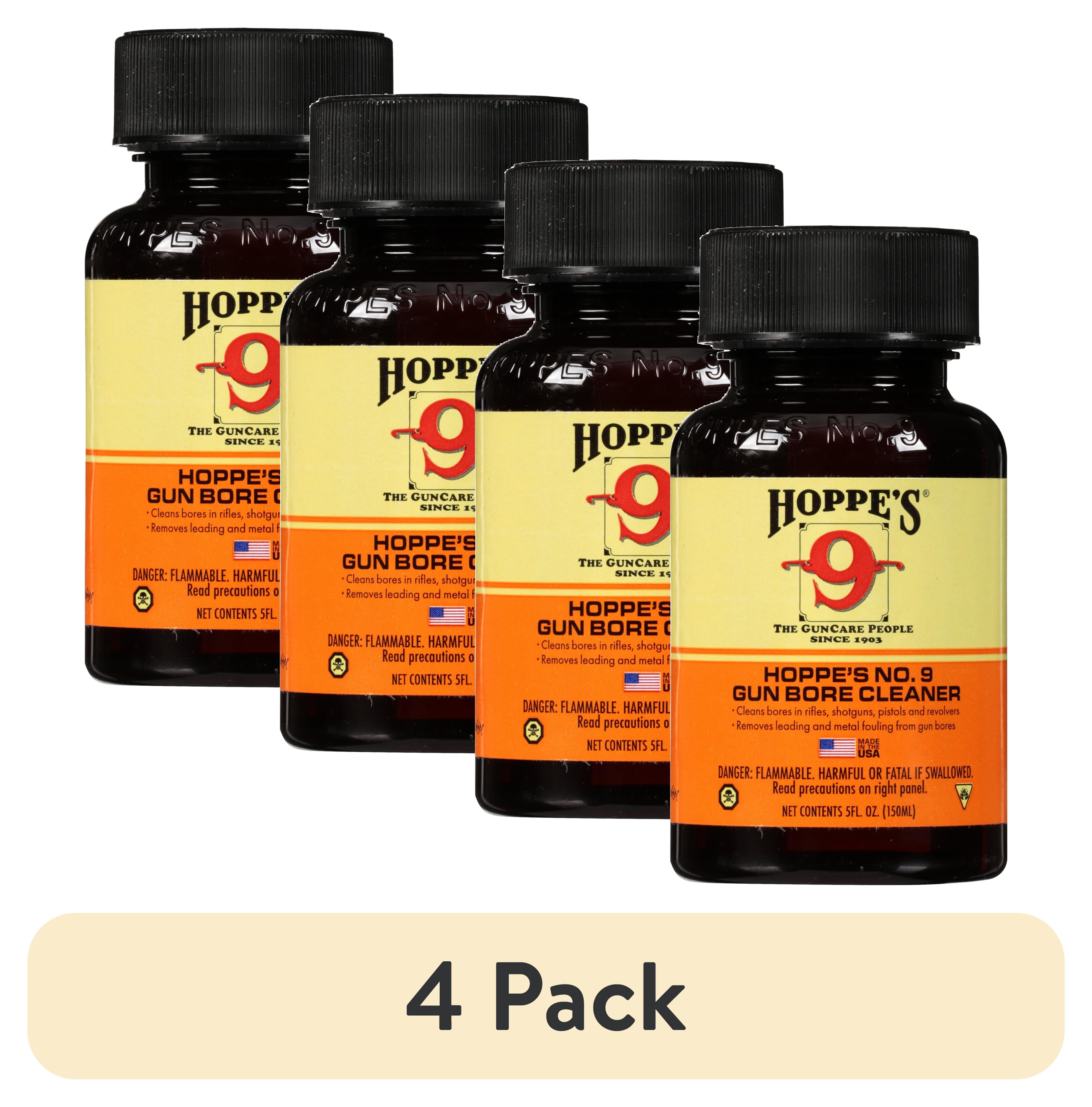 (4 pack) Hoppes No. 9 Gun Bore Cleaner 5 fl. oz. Bottle - Walmart.com