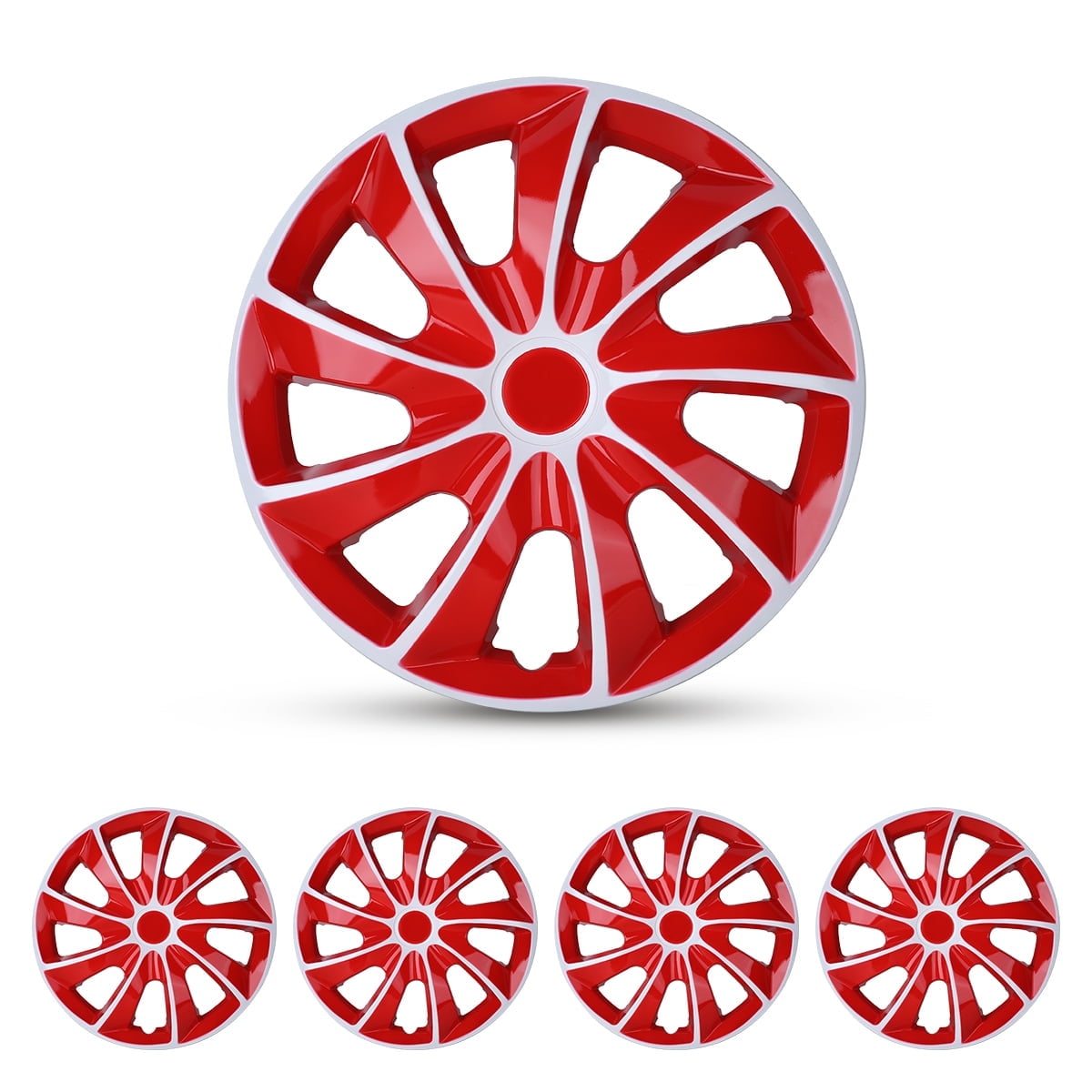 (4 Pack) Hubcap Wheel Cover Replacement 14" Hub Caps Universal Wheel ...