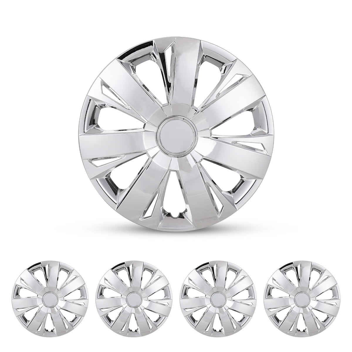 4 pack Hubcap Wheel Cover Replacement,15" Hub Caps Universal Wheel Rim ...