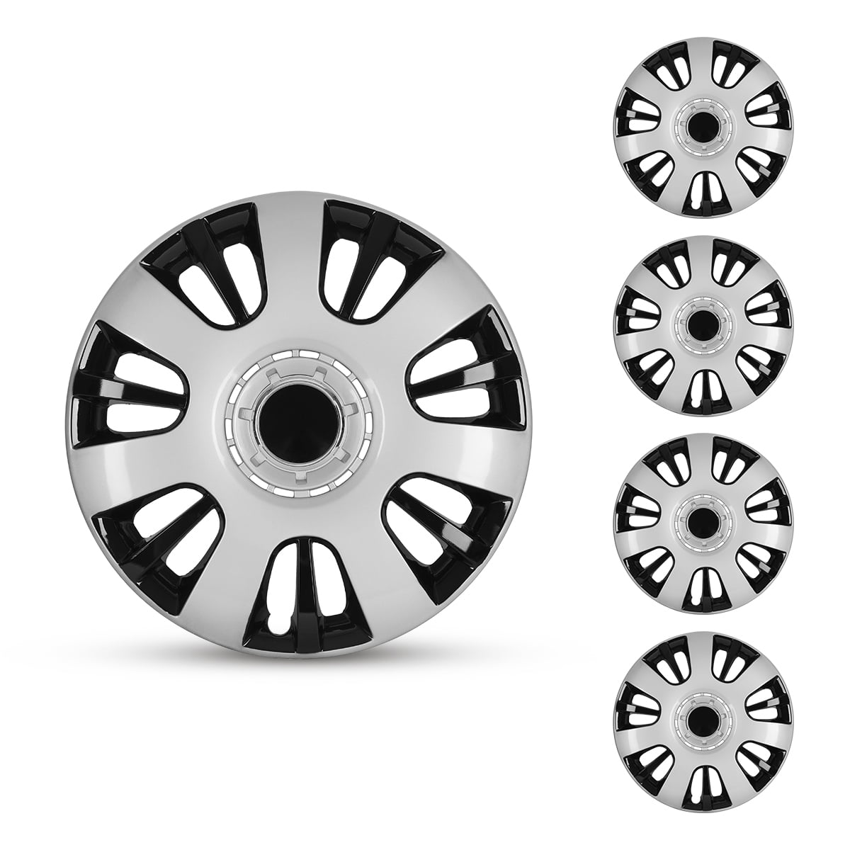 (4 pack) Hubcap Wheel Cover Replacement 16" Hub Caps Universal Wheel ...