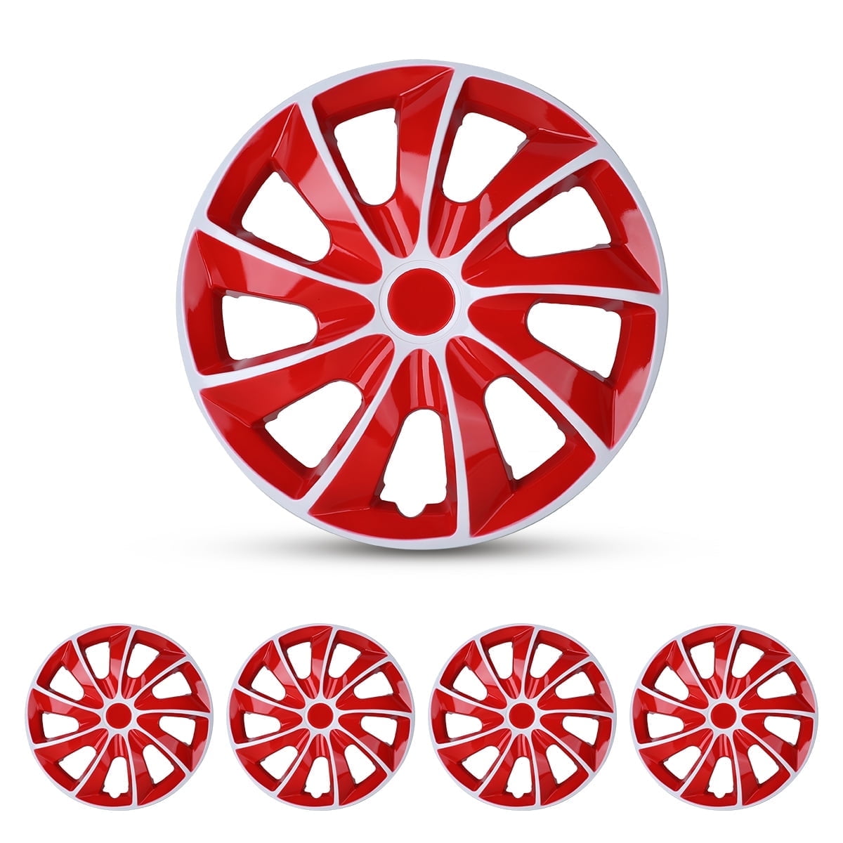 (4 Pack) Hubcap Wheel Cover Replacement 17" Hub Caps Universal Wheel ...