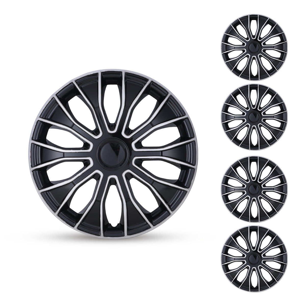 (4 pack) Hubcap Wheel Cover Replacement R14 Hub Caps Universal Wheel ...