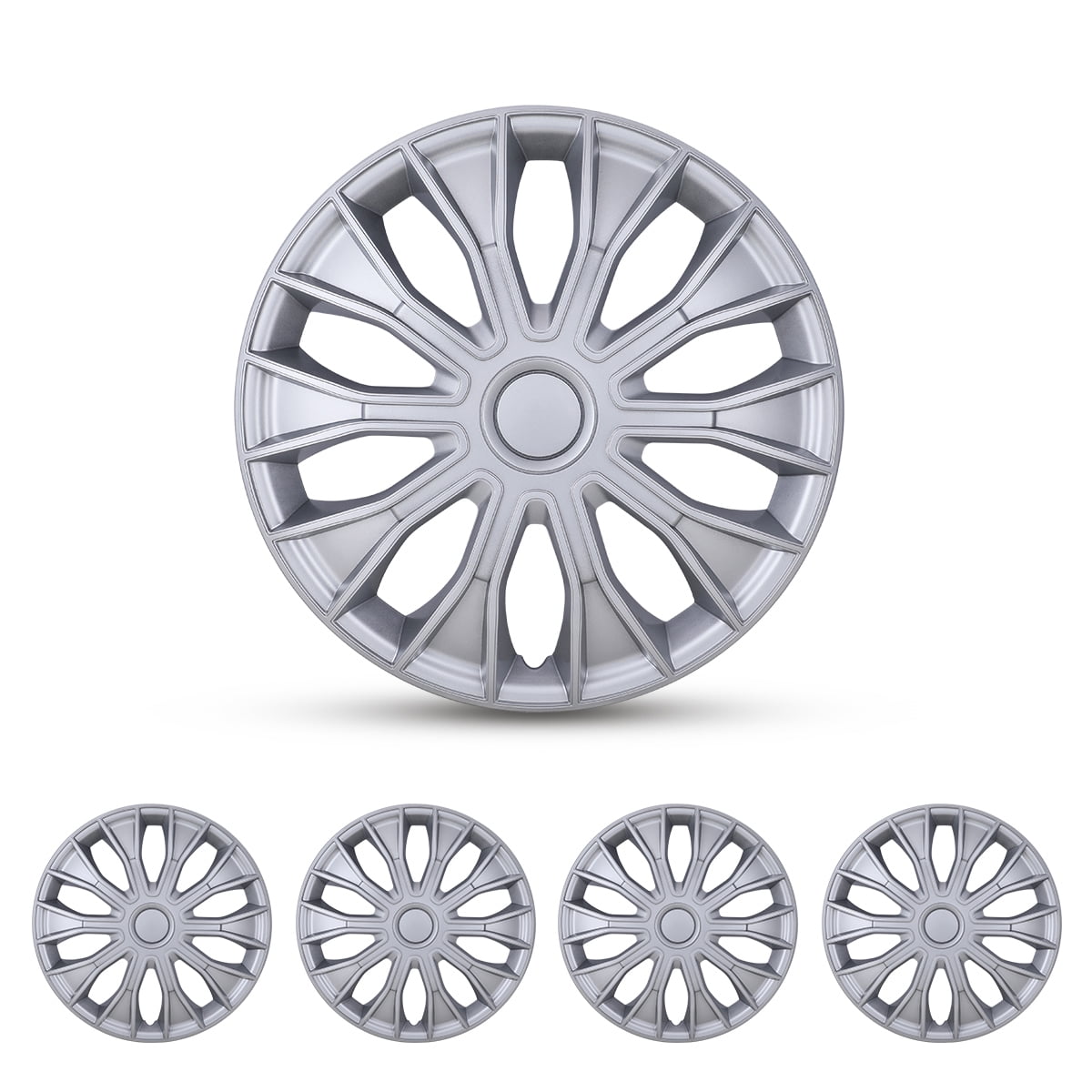 (4 pack) Hubcap Wheel Cover Replacement R14 Hub Caps Universal Wheel ...