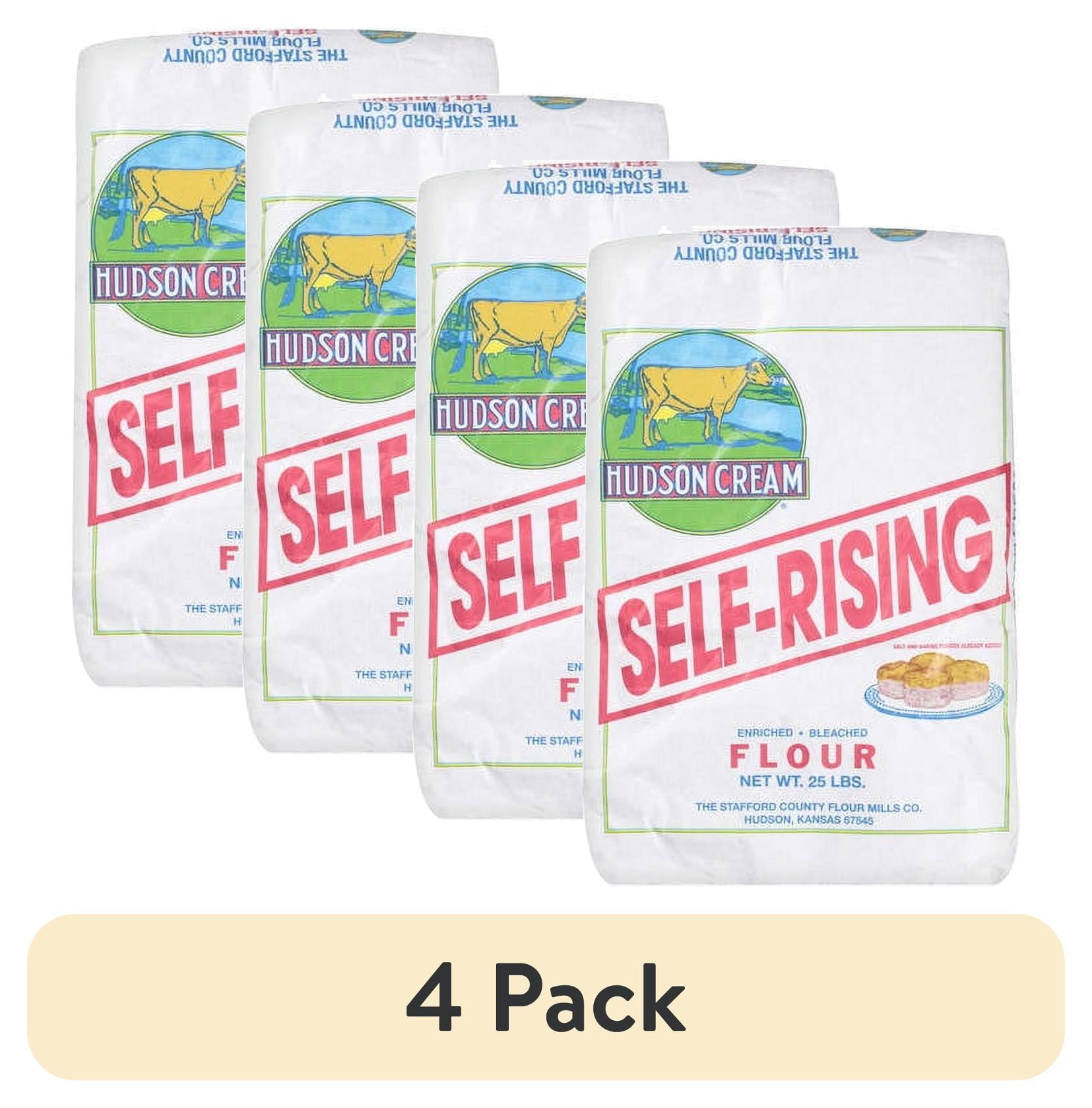 (4 pack) Hudson Cream Self Rising Flour 25lb - Walmart.com