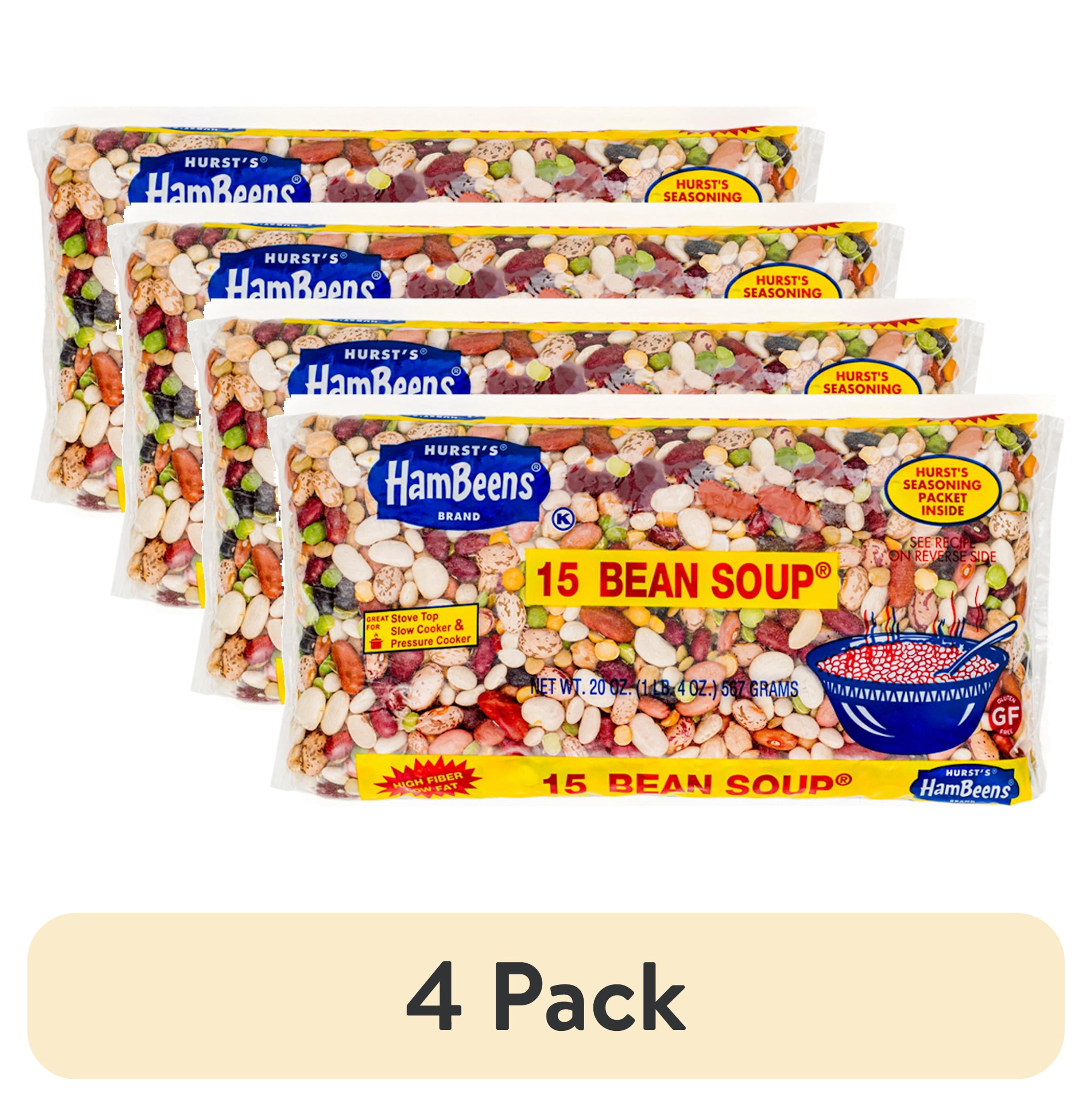 (4 pack) Hurst's HamBeens 15 Bean Soup, 20 oz - Walmart.com