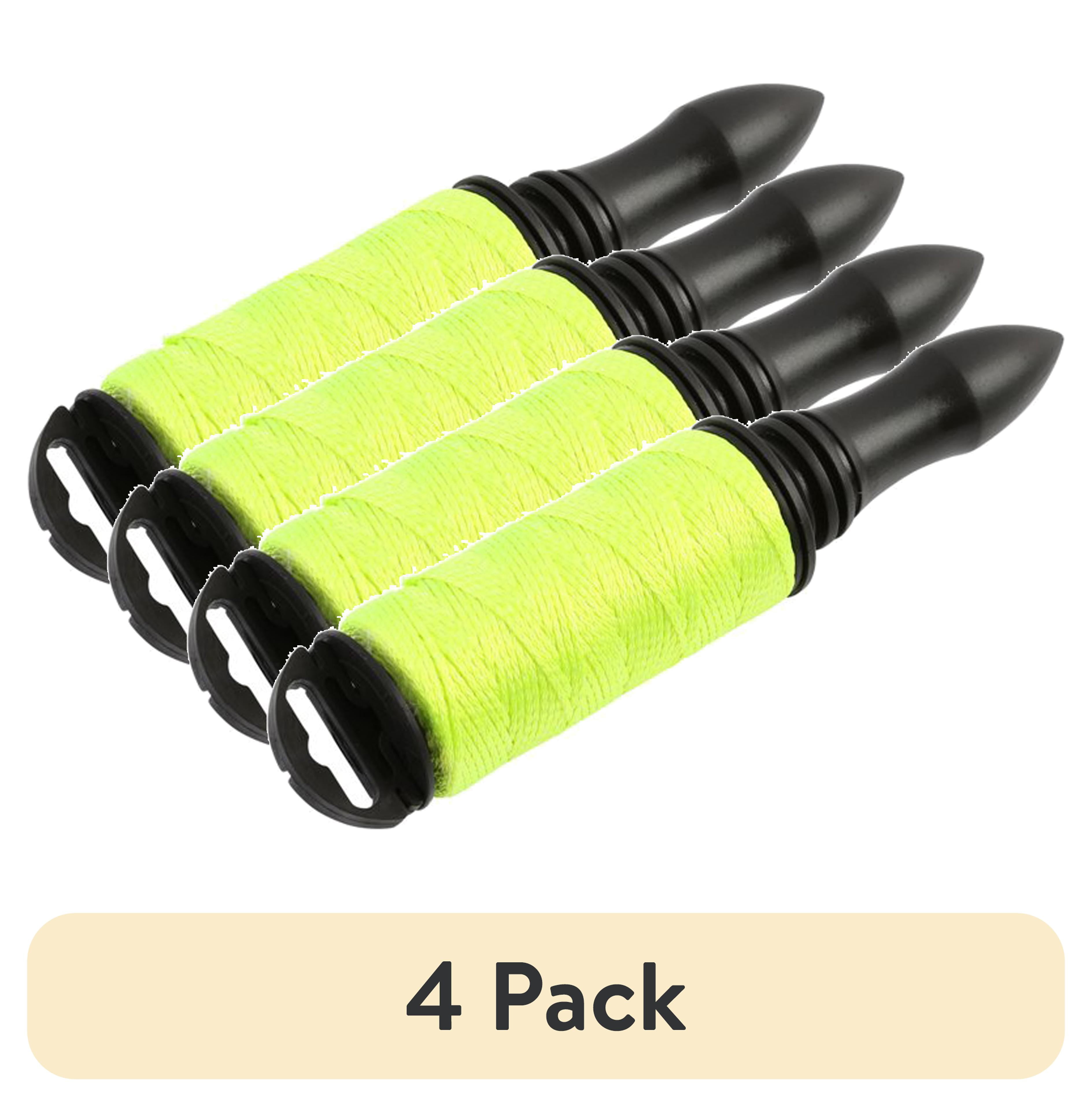 (4 pack) Hyper Tough 250 foot Twisted Polyline Twine on Reusable Reel ...