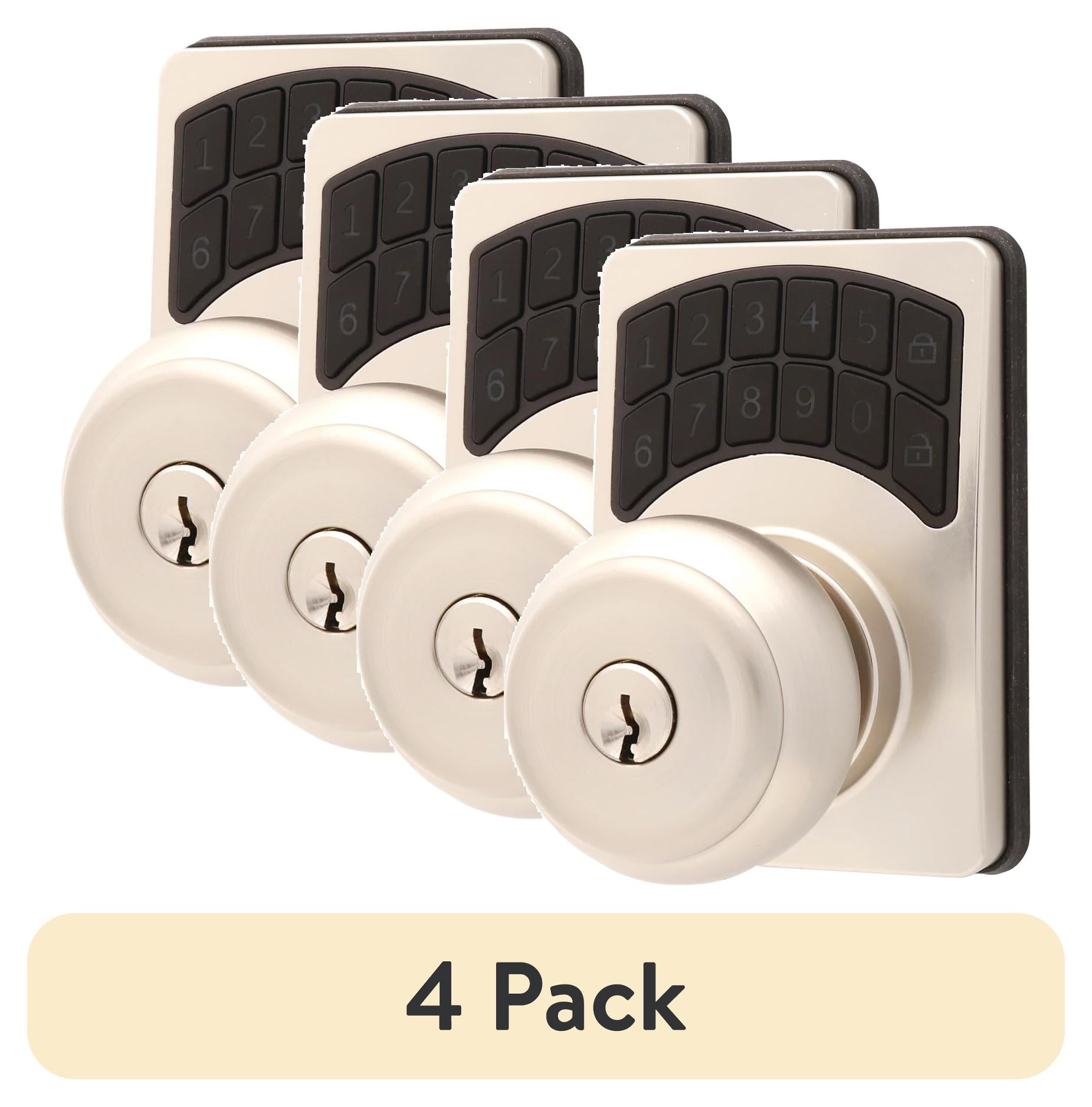 (4 pack) Hyper Tough Digital Ball Knob- Satin Nickel - Walmart.com