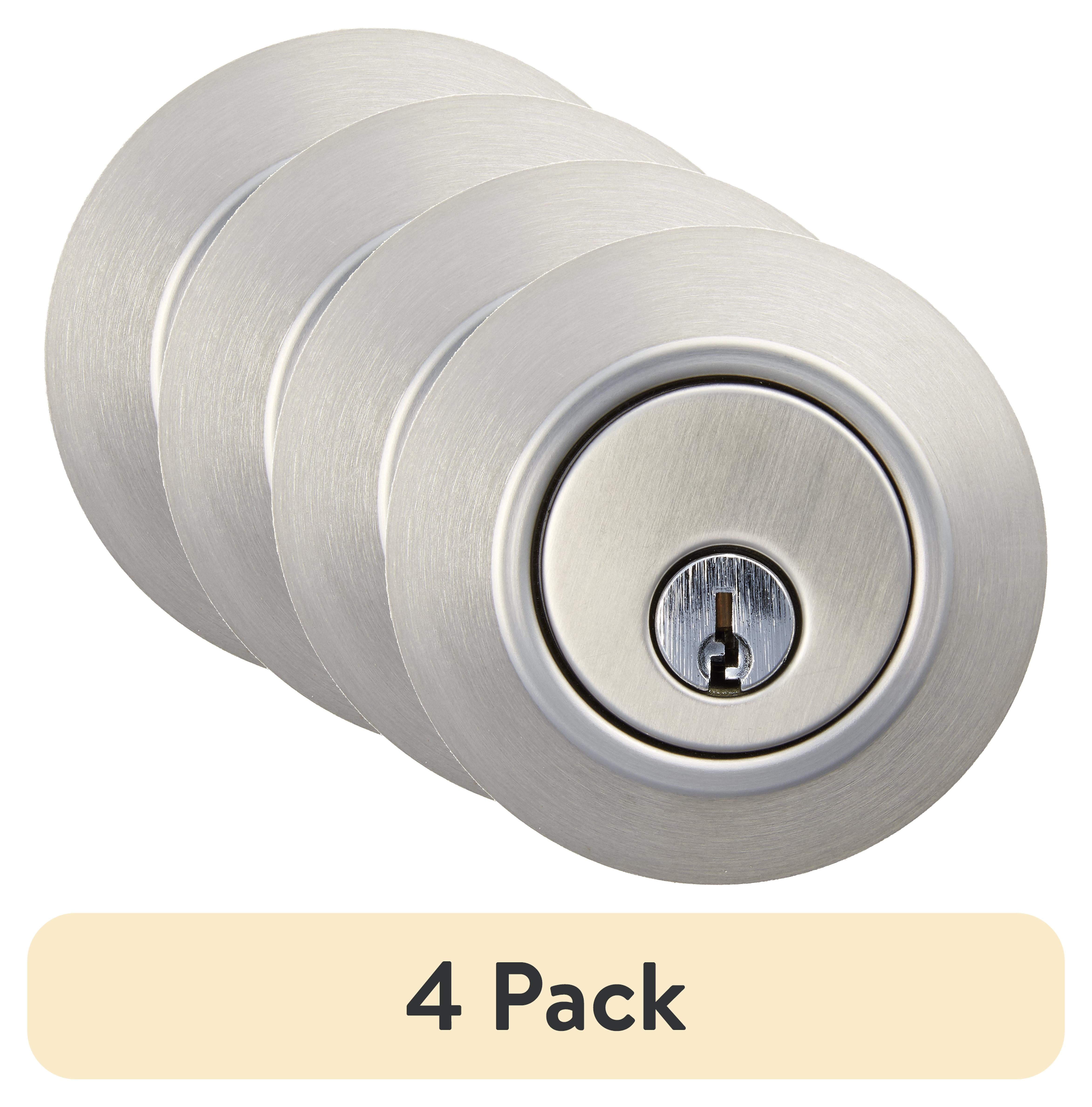 (4 pack) Hyper Tough Keyed Entry Single Cylinder Deadbolt Lock ...