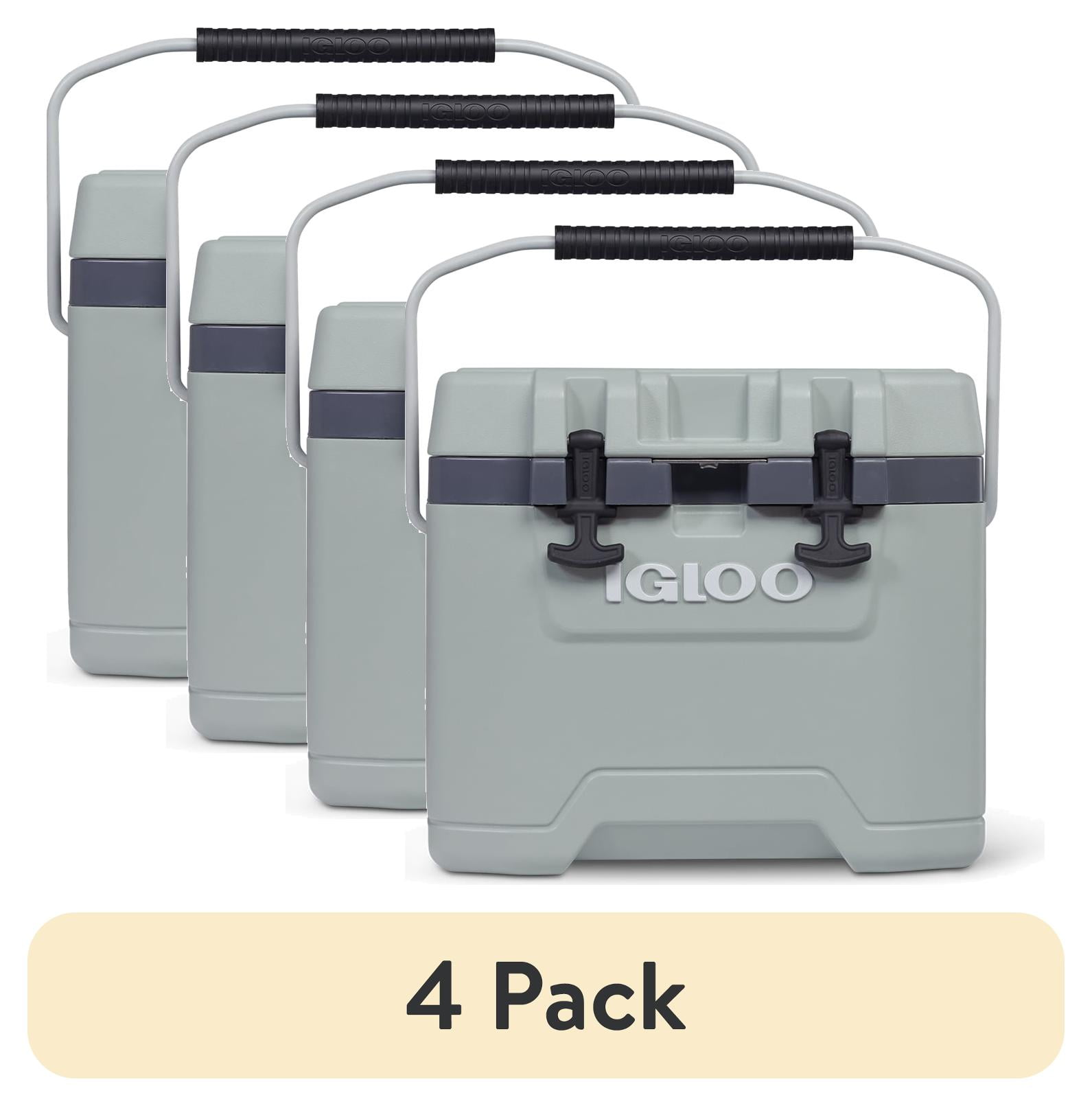 (4 pack) Igloo 25 QT Overland Ice Chest Cooler, Green - Walmart.com