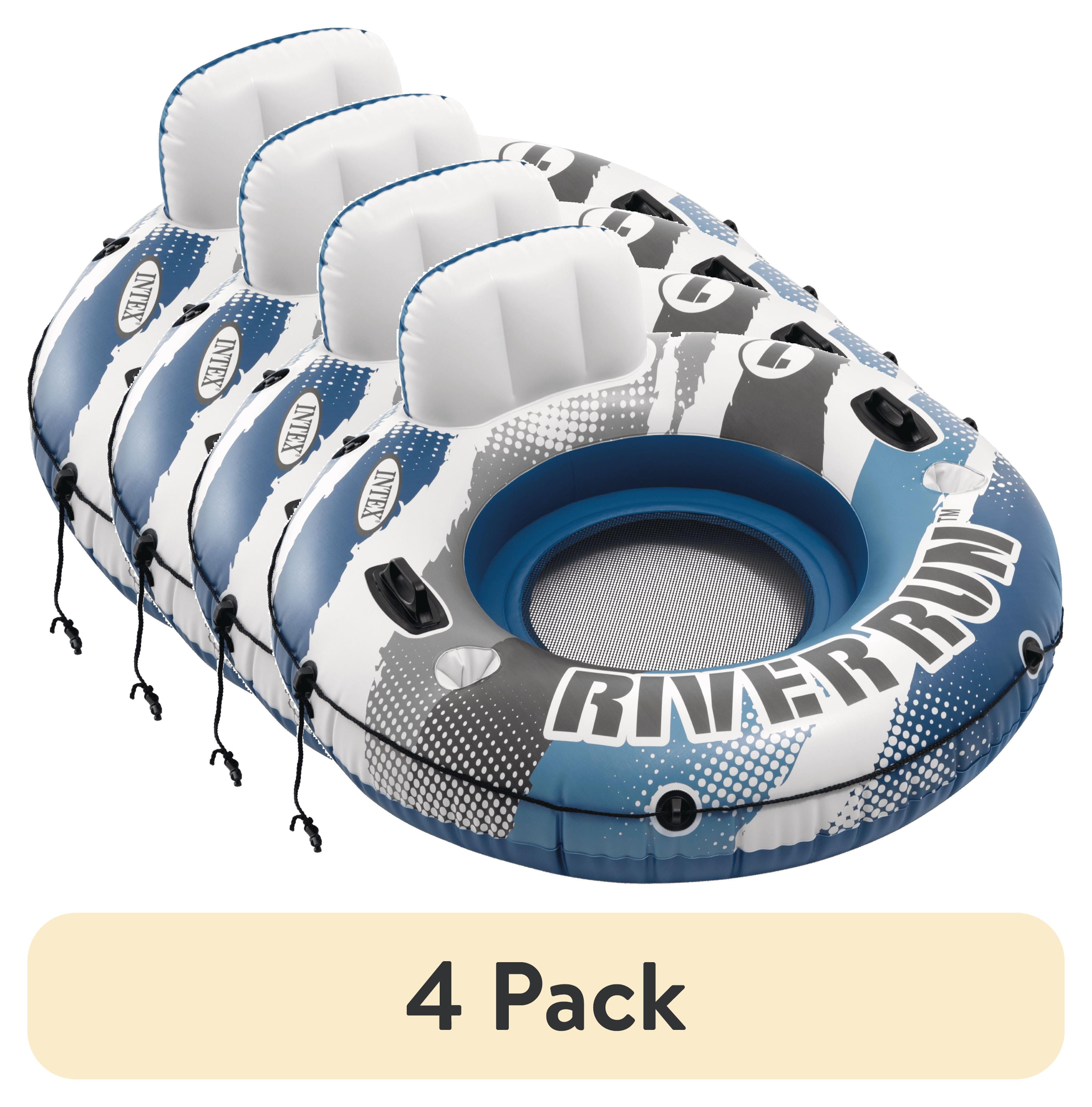 (4 pack) Intex River Run 1 - Inflatable Floating Water Tube with Quick ...
