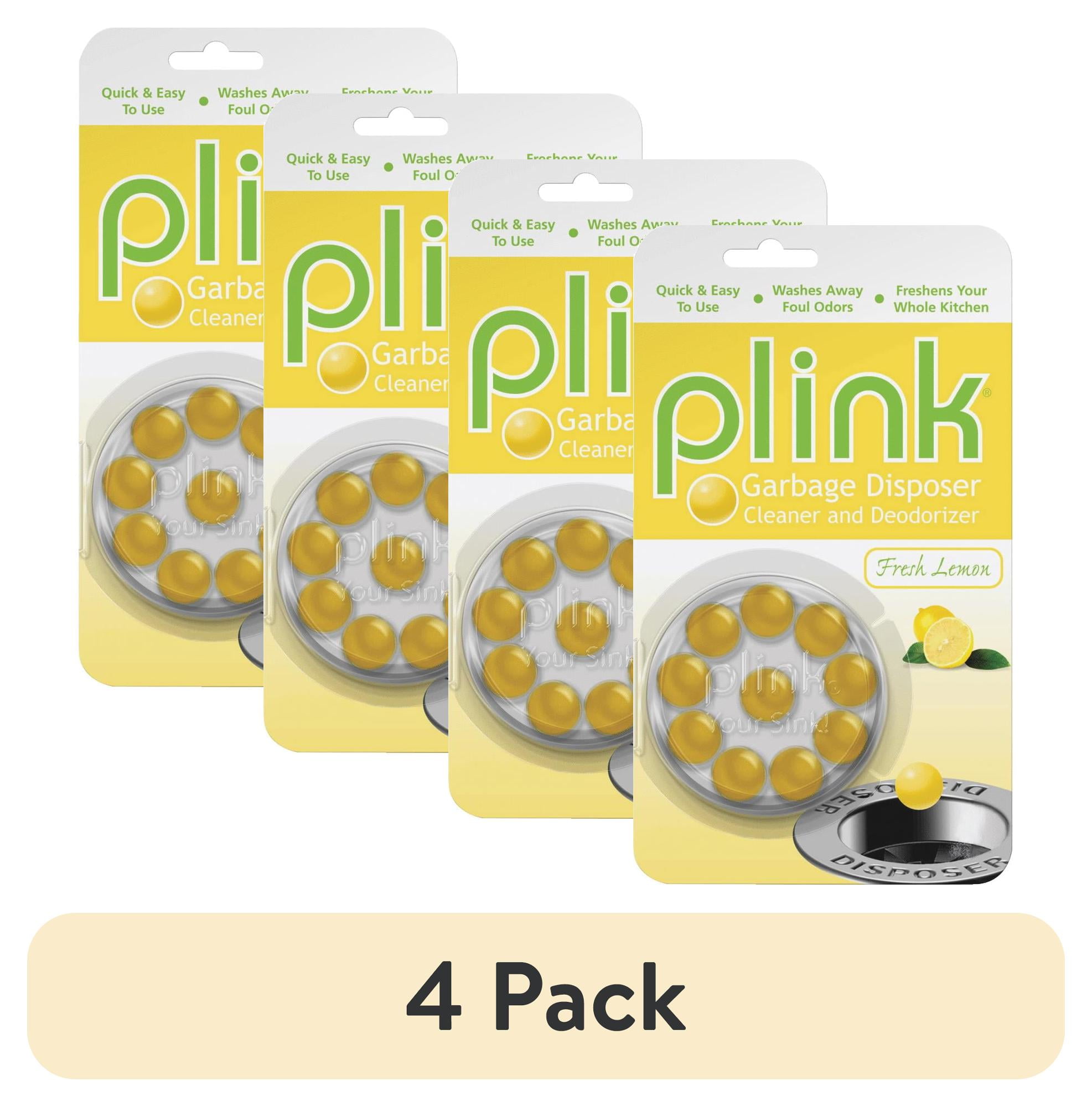 (4 pack) Iron Out Plink Lemon Garbage Disposer Cleaner (1 pack of 10 ...