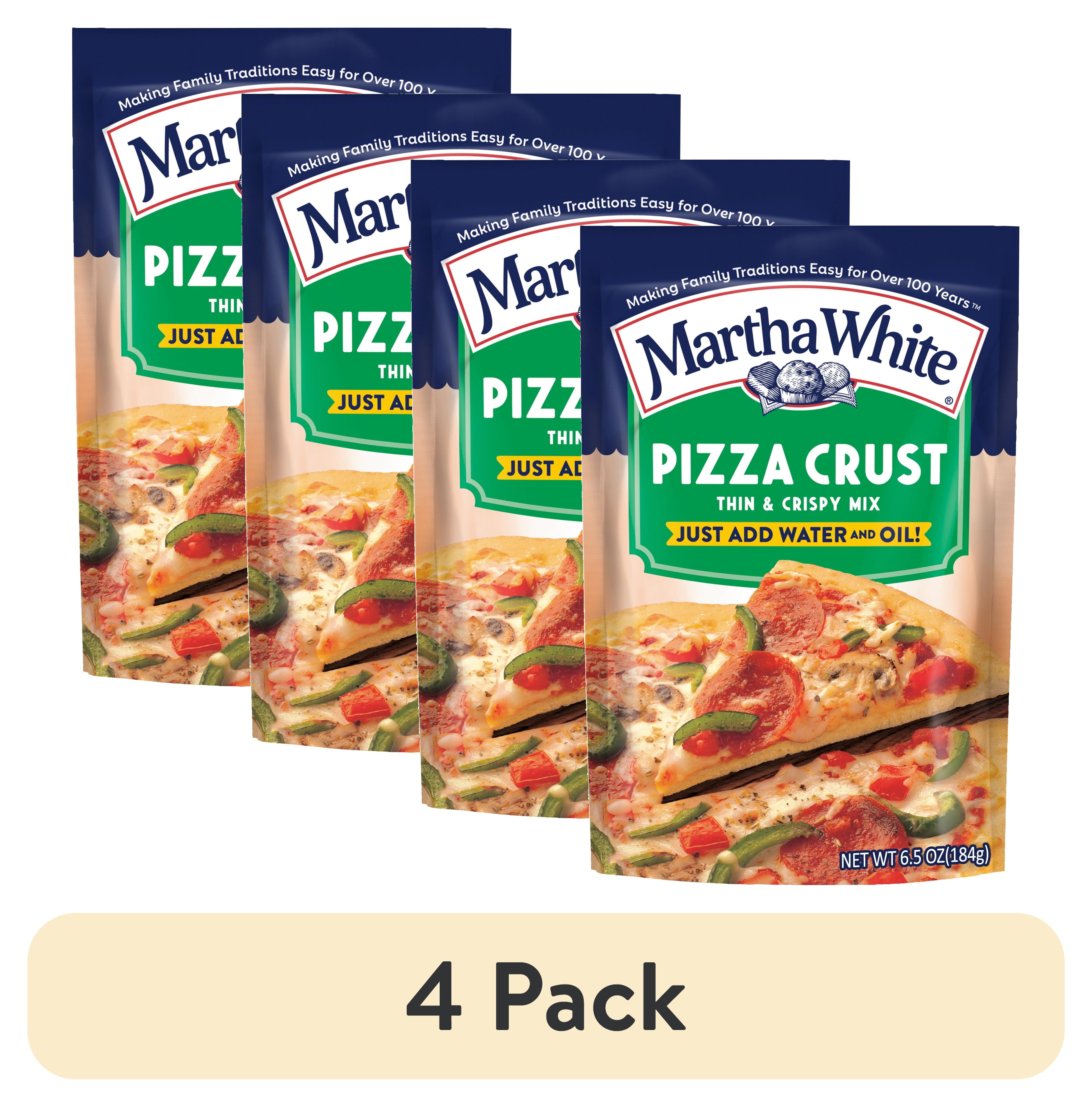 (4 pack) JM Smucker Martha White Pizza Crust, 6.5 oz - Walmart.com