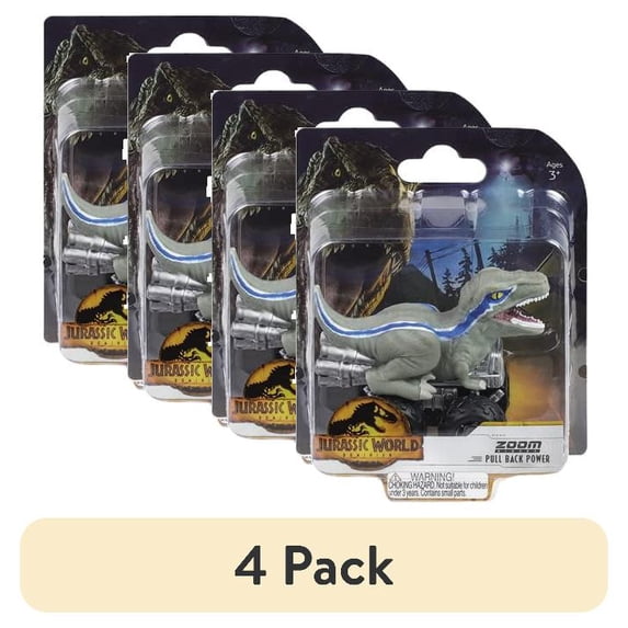 (4 pack) JURASSIC WORLD CAPTIVZ Dominion Zoom Riders- Styles May Vary ...