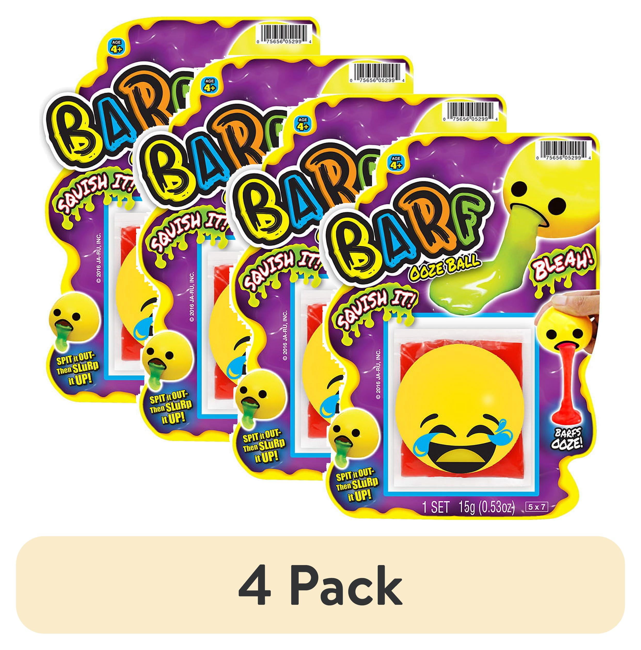 (4 pack) Ja-Ru Barf Slime Ball Novelty Toy, All Ages, TPR - Walmart.com