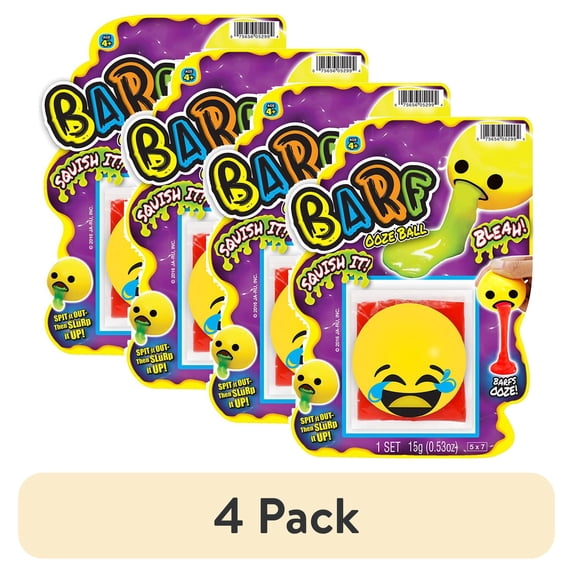 (4 pack) Ja-Ru Barf Slime Ball Novelty Toy, All Ages, TPR - Walmart.com