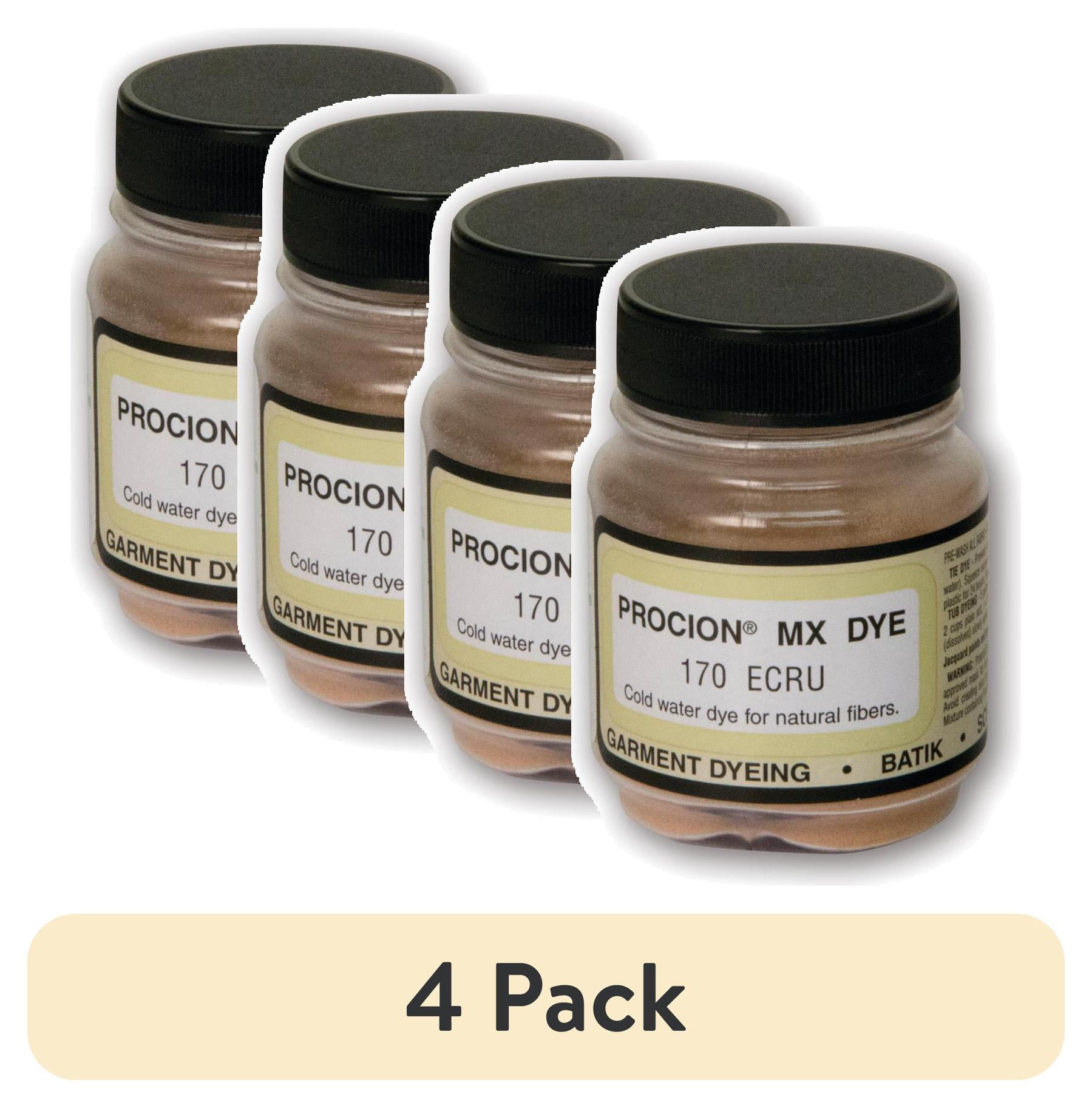 (4 pack) Jacquard Procion MX Fiber Reactive Dye, Ecru - Walmart.com