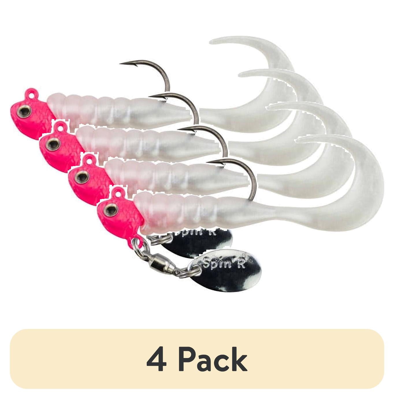 (4 pack) Johnson™ Crappie Buster® Spin'R Grub Fishing Hard Bait ...