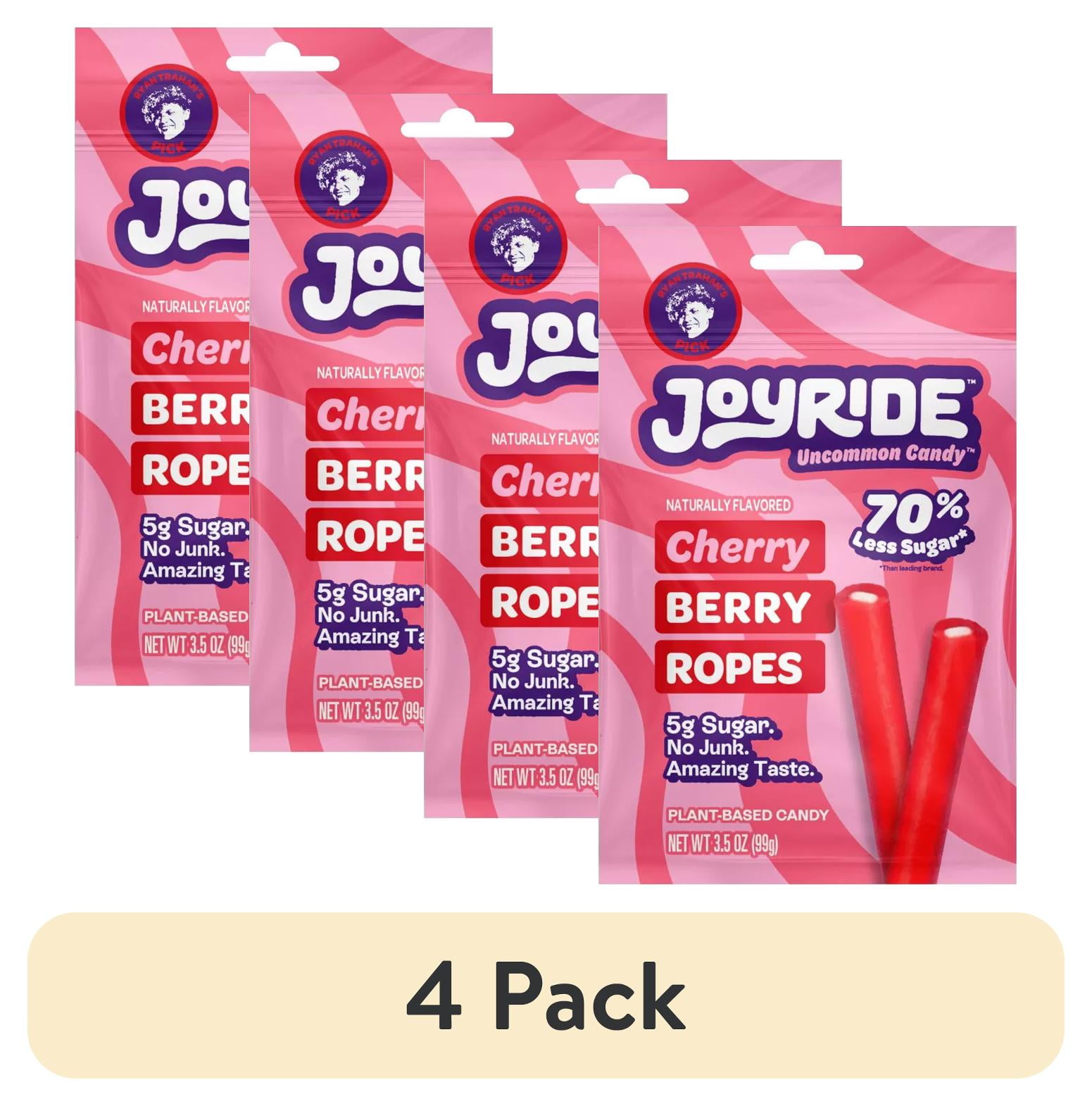 (4 pack) Joyride Cherry Berry Ropes 3.5 oz - Walmart.com
