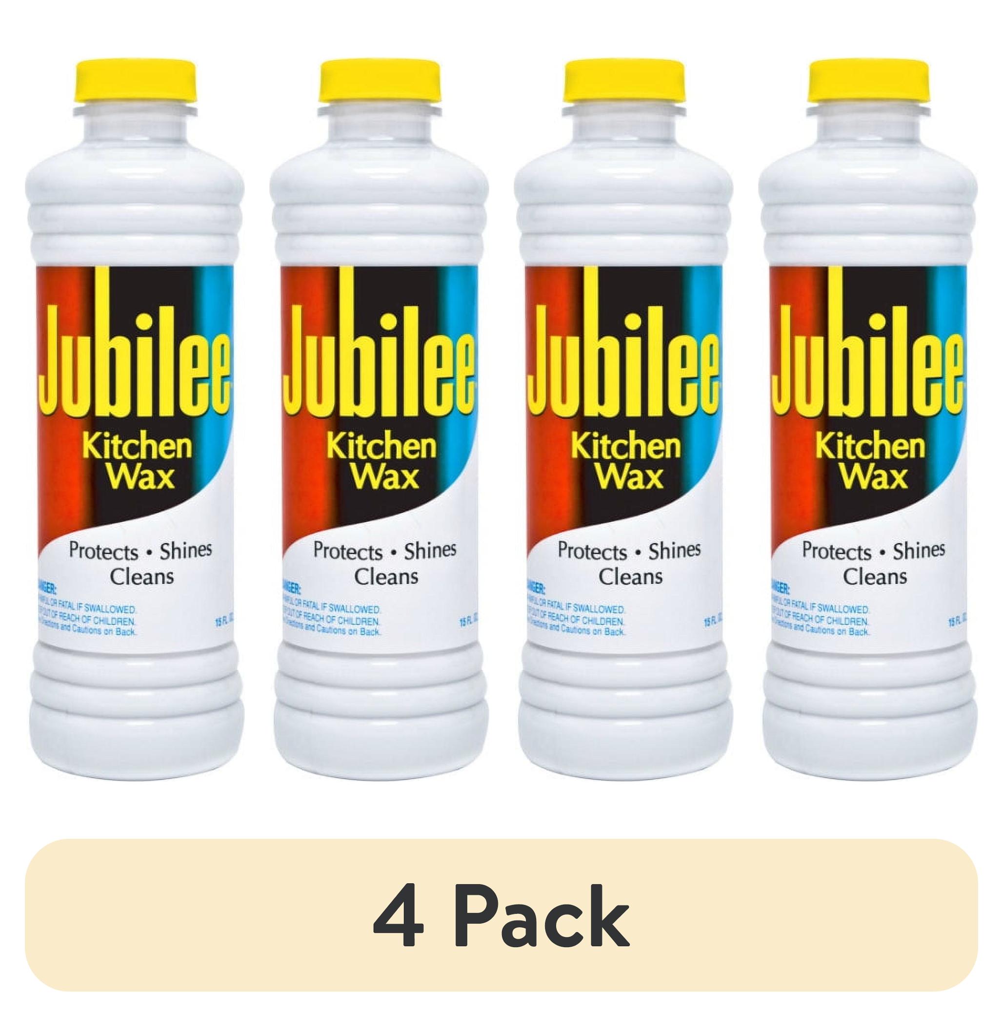 (4 pack) Jubilee 524815 Easy-To-Use Liquid Kitchen Wax, 15 Oz, Each ...