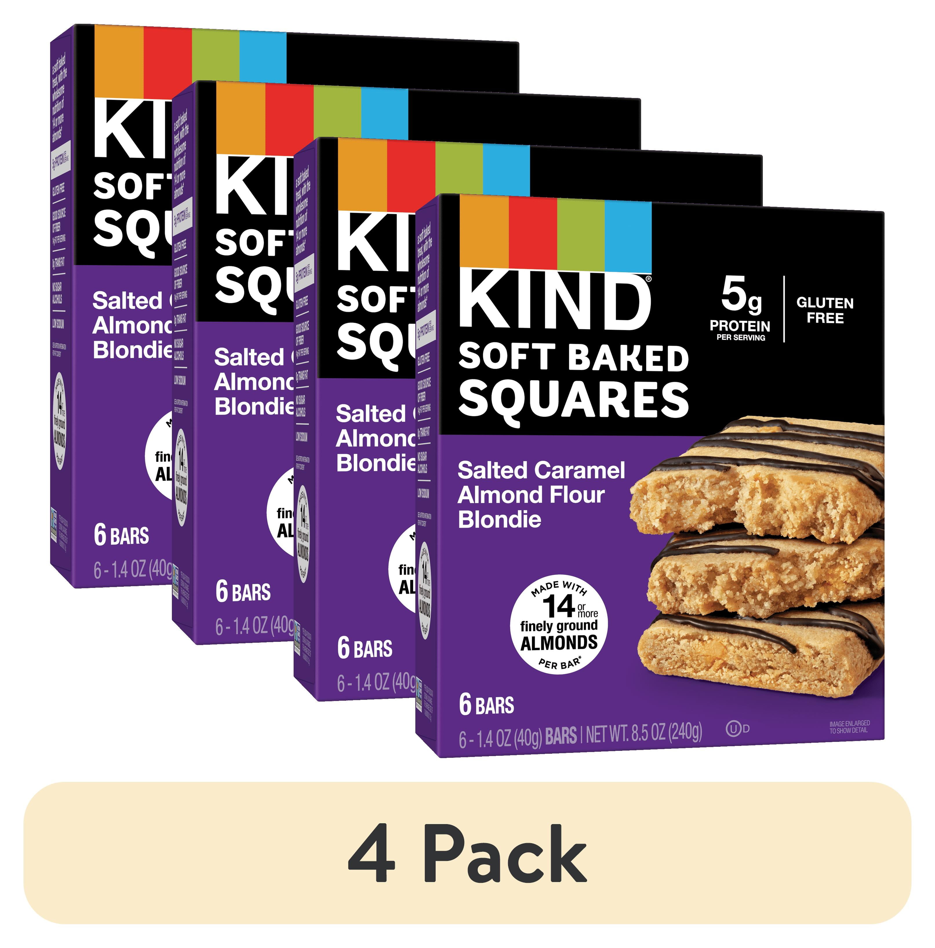 (4 pack) KIND Soft Baked Gluten Free Salted Caramel Almond Flour ...