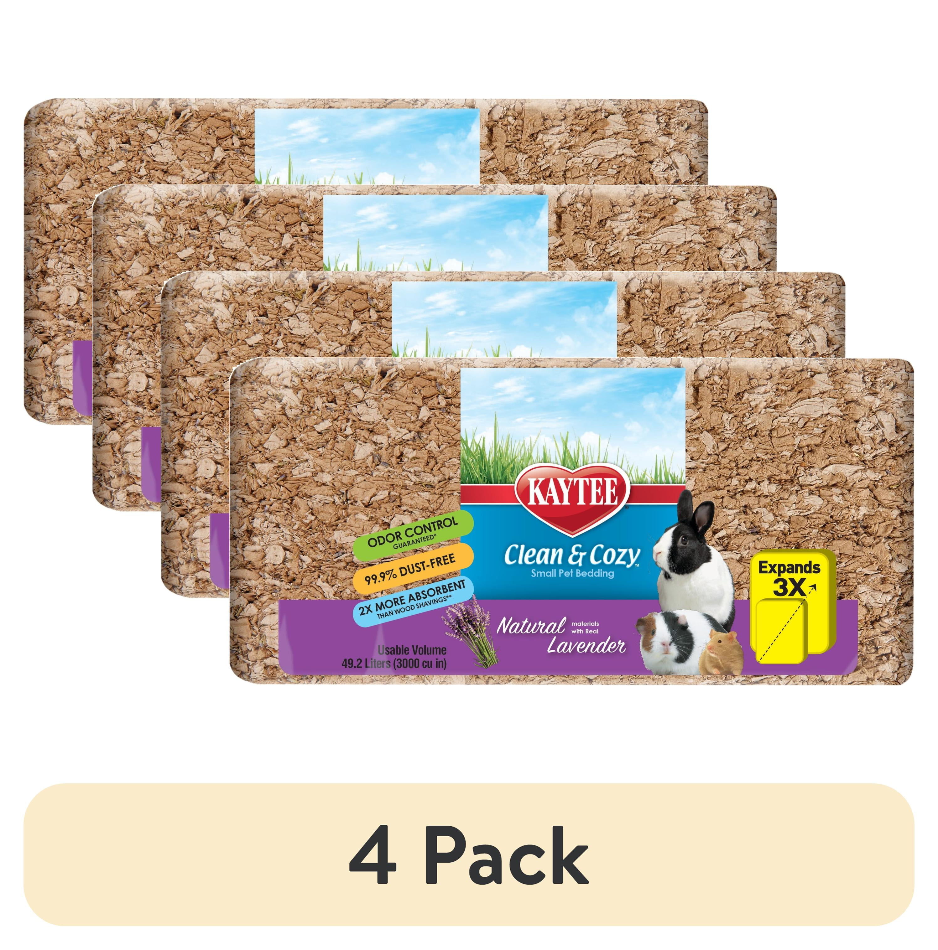 (4 pack) Kaytee Clean & Cozy Natural Bedding with Lavender for Rabbits ...