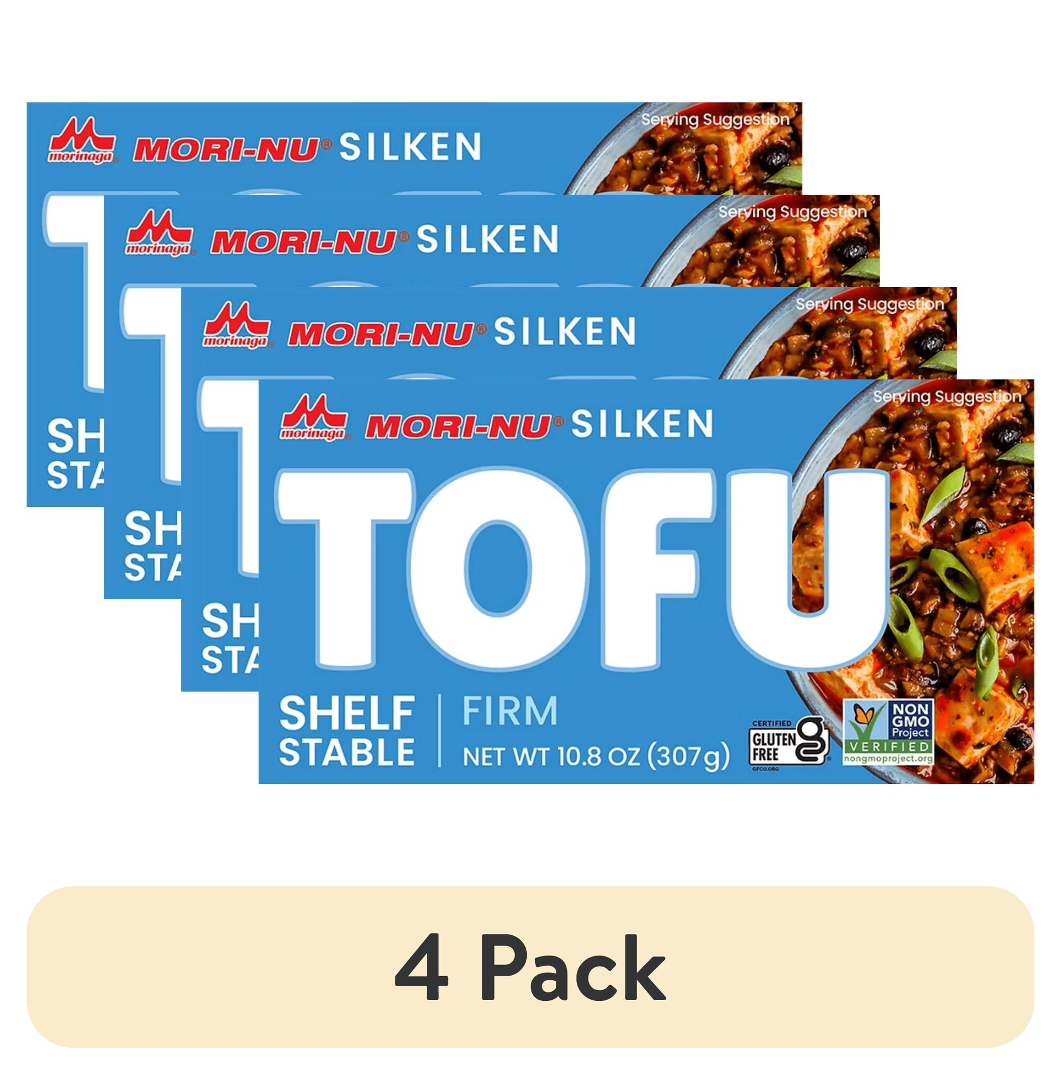 (4 pack) Mori-Nu Silken Tofu Firm Blue 10.8oz/(307g), Block Form ...