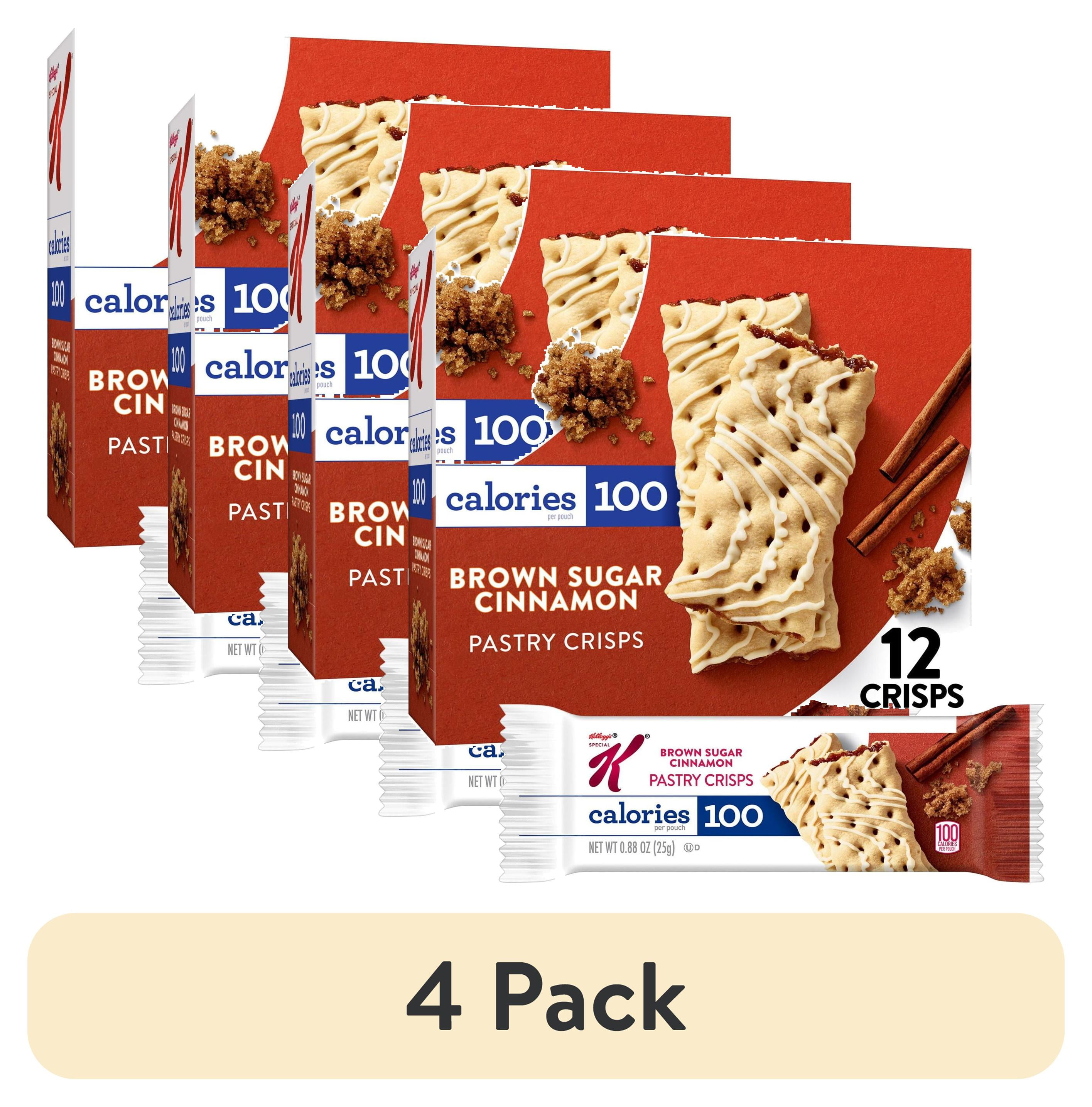(4 pack) Special K Bar Brown Sugar Cinnamon Chewy Pastry Crisps, Ready ...