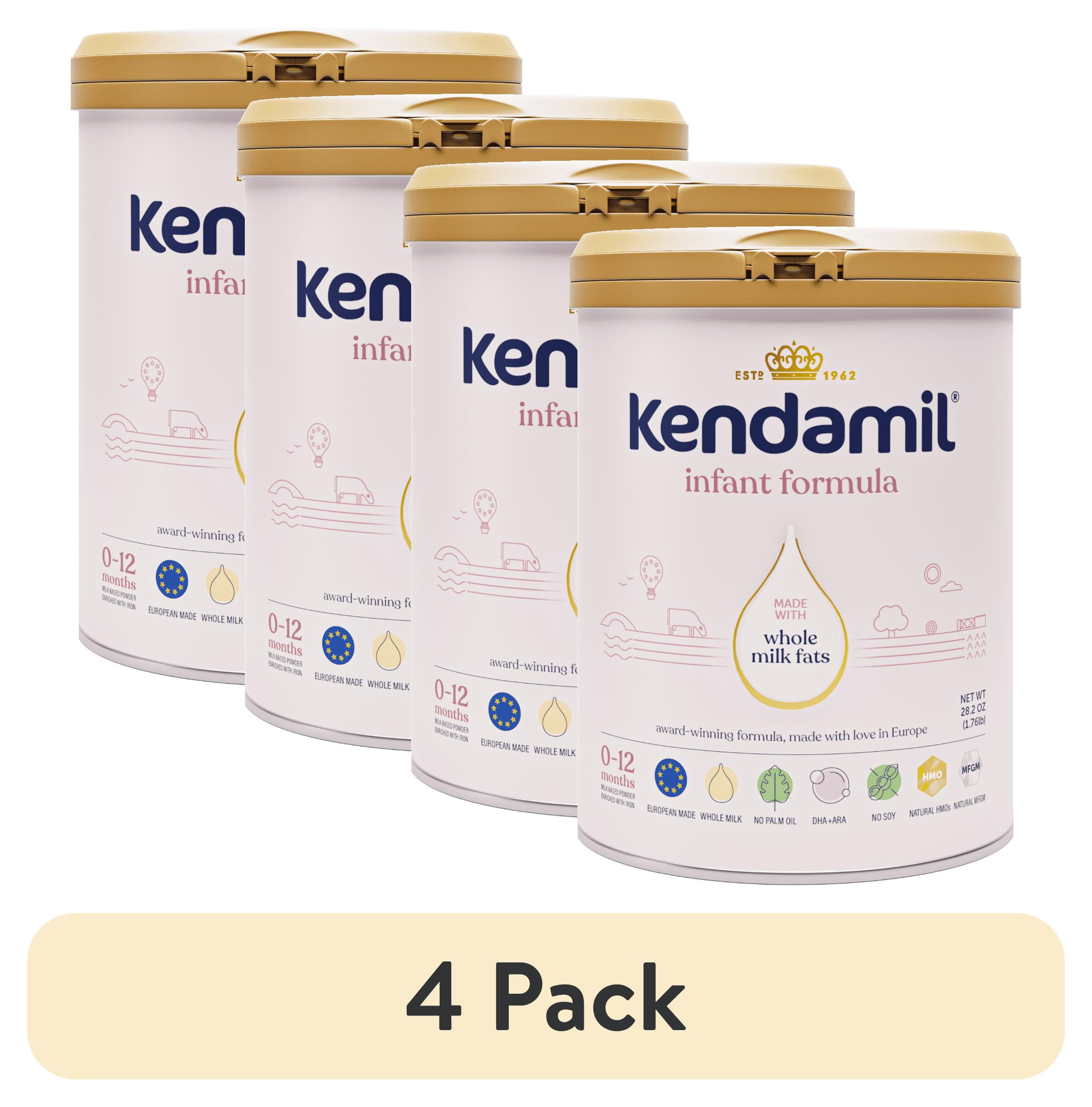 (4 pack) Kendamil European Whole Milk Classic Infant Formula Powder ...