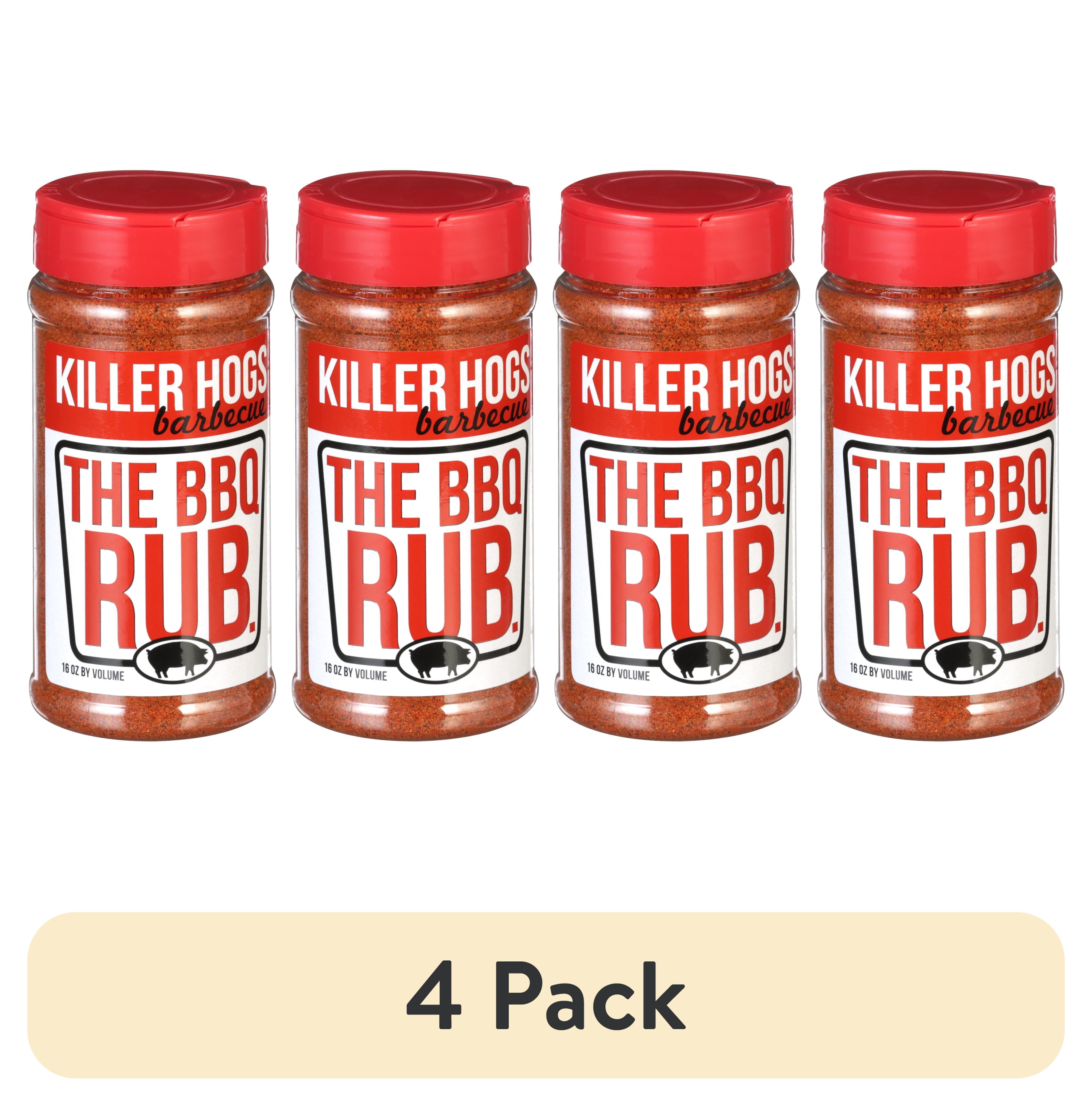 (4 pack) Killer Hogs The BBQ Rub 16 oz - Walmart.com