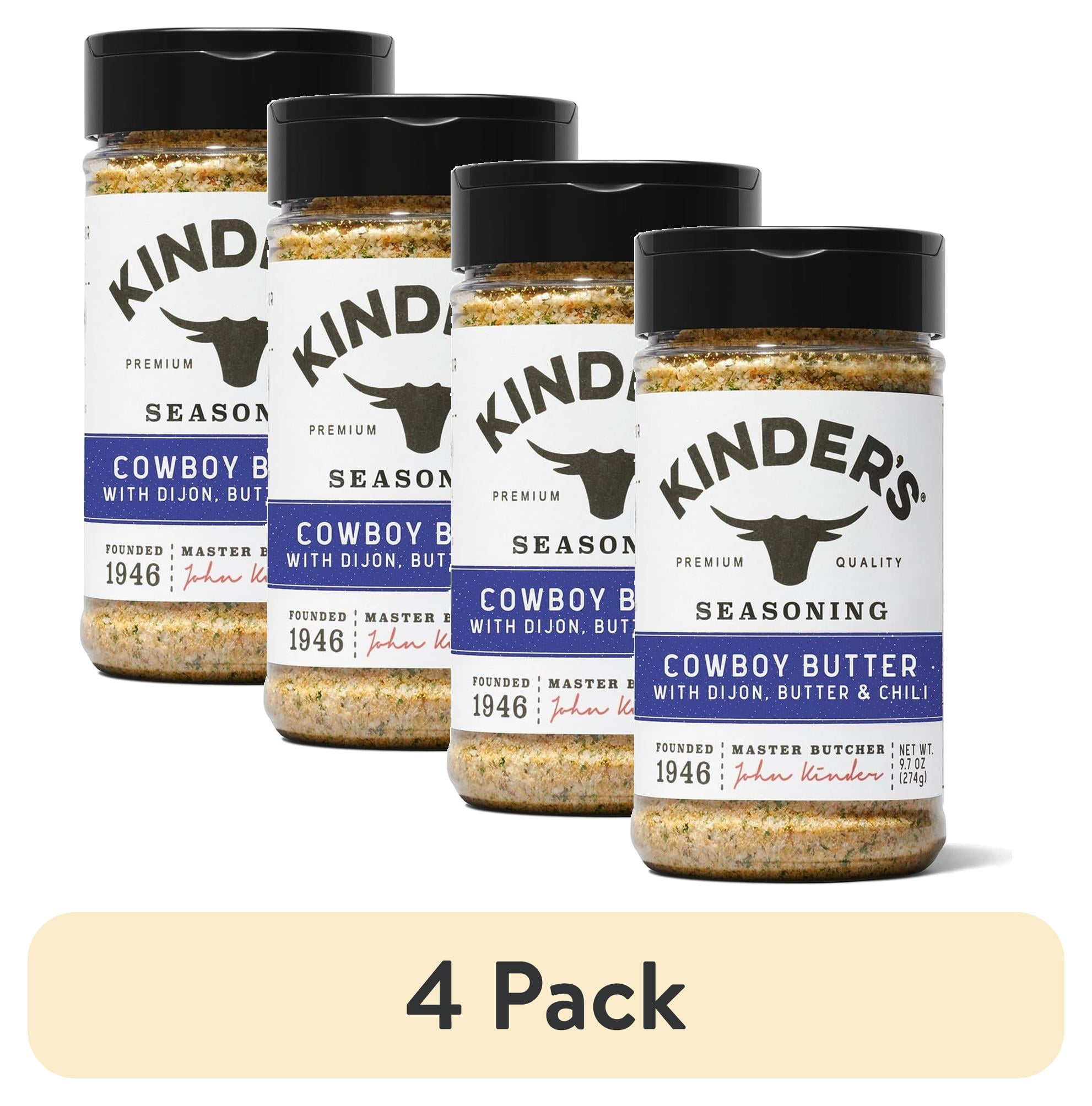 (4 pack) Kinders Cowboy Butter Seasoning 9.7 Ounce - Walmart.com