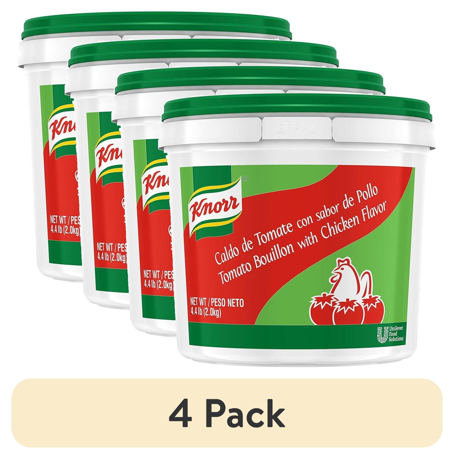(4 pack) Knorr Professional Caldo de Tomate, Shelf Stable Tomato with ...