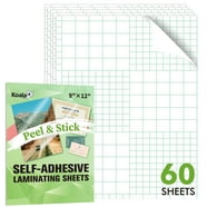 Arborister 100 Sheets of Laminating Film Clear Laminating Sheets ...
