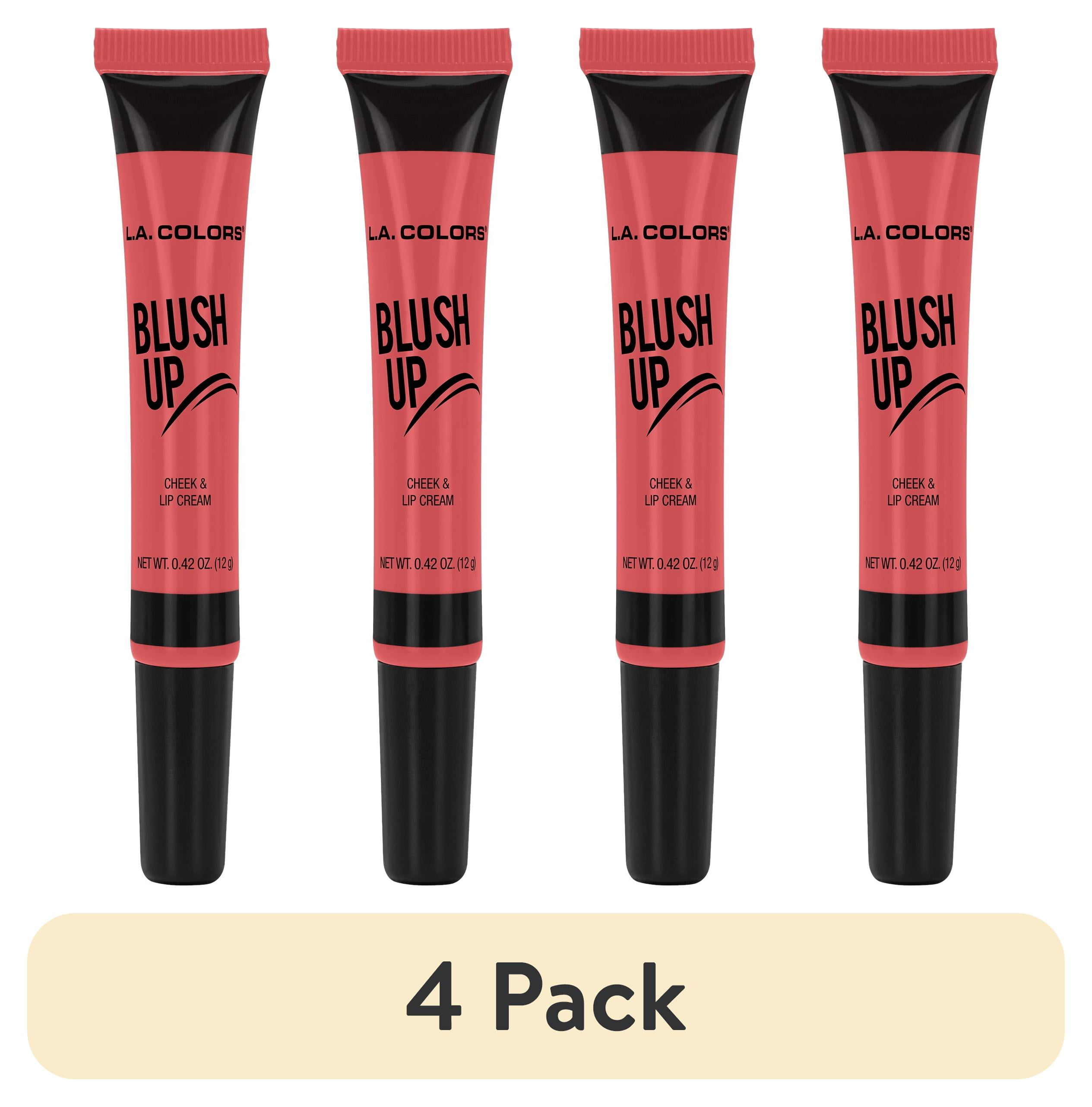(4 pack) L.A. COLORS Blush, Cream Blush with Brush, Natural Flush, Pink ...