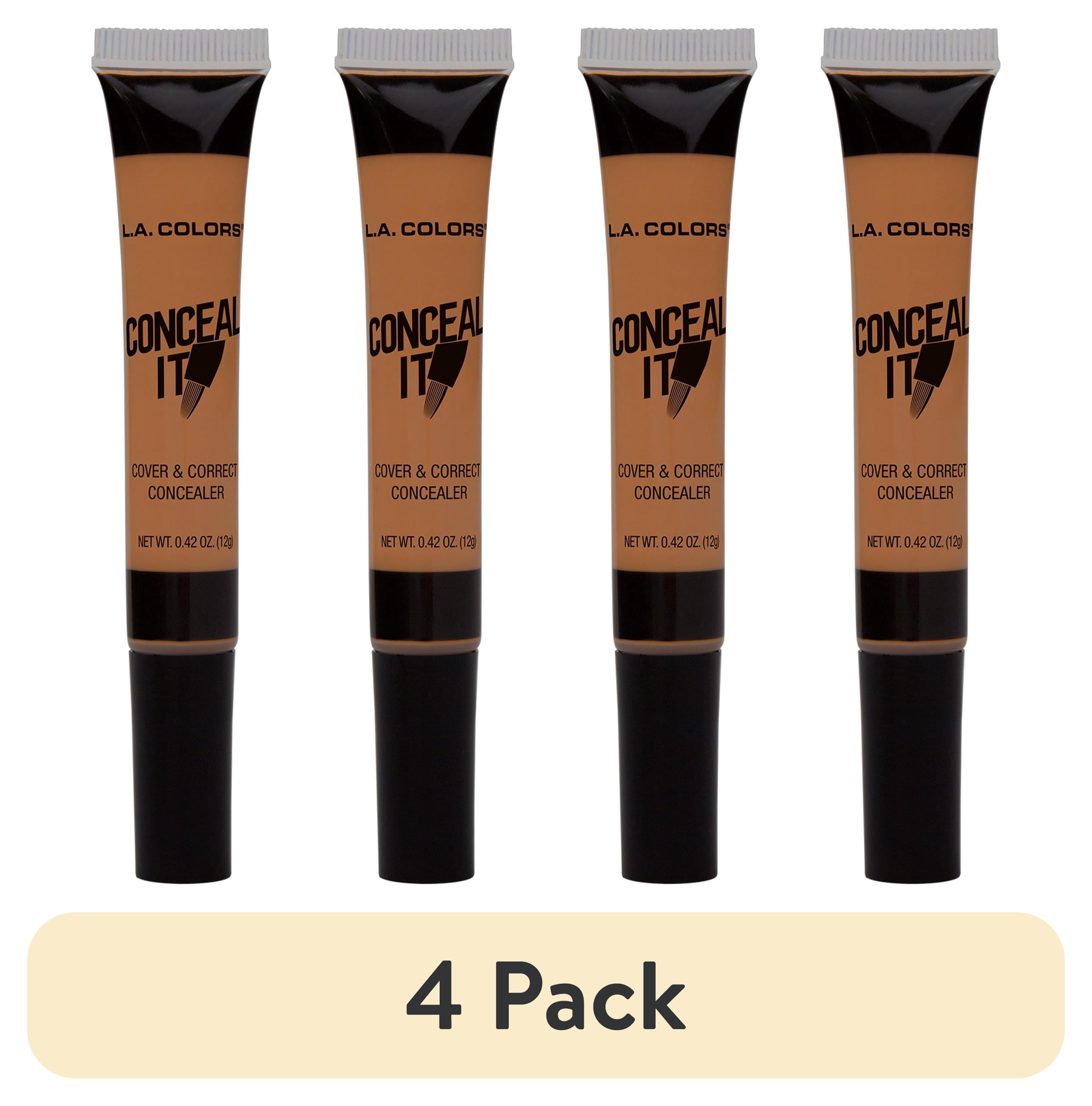 (4 pack) L.A. COLORS Concealer, Conceal It, Honey Beige, 0.42 fl oz ...