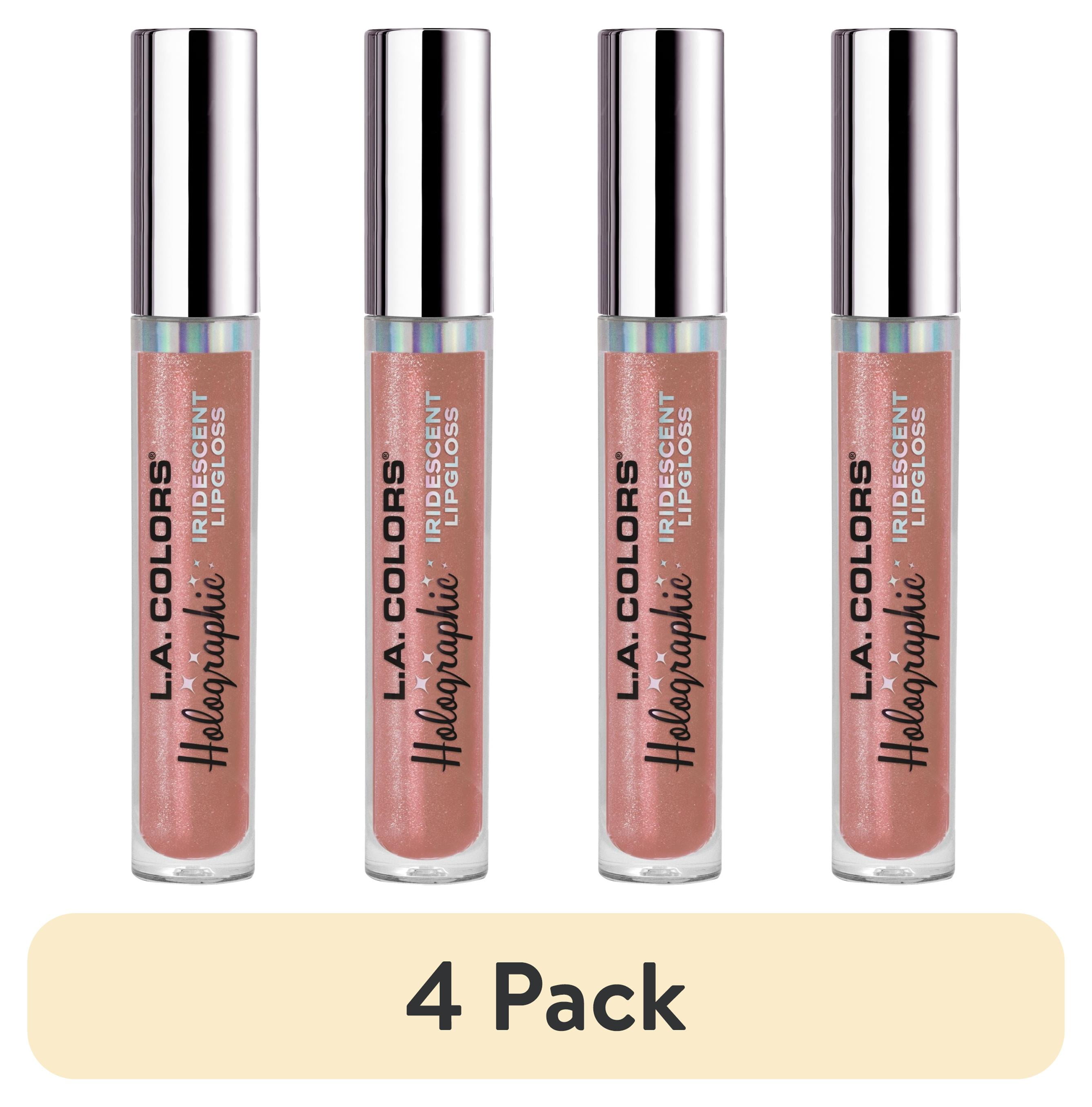 (4 pack) L.A. COLORS Moisturizing High Shine Holographic Shimmer Lip ...