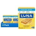(4 pack) LUNA LemonZest Flavor Gluten Free Snack Bars, Protein Bars ...