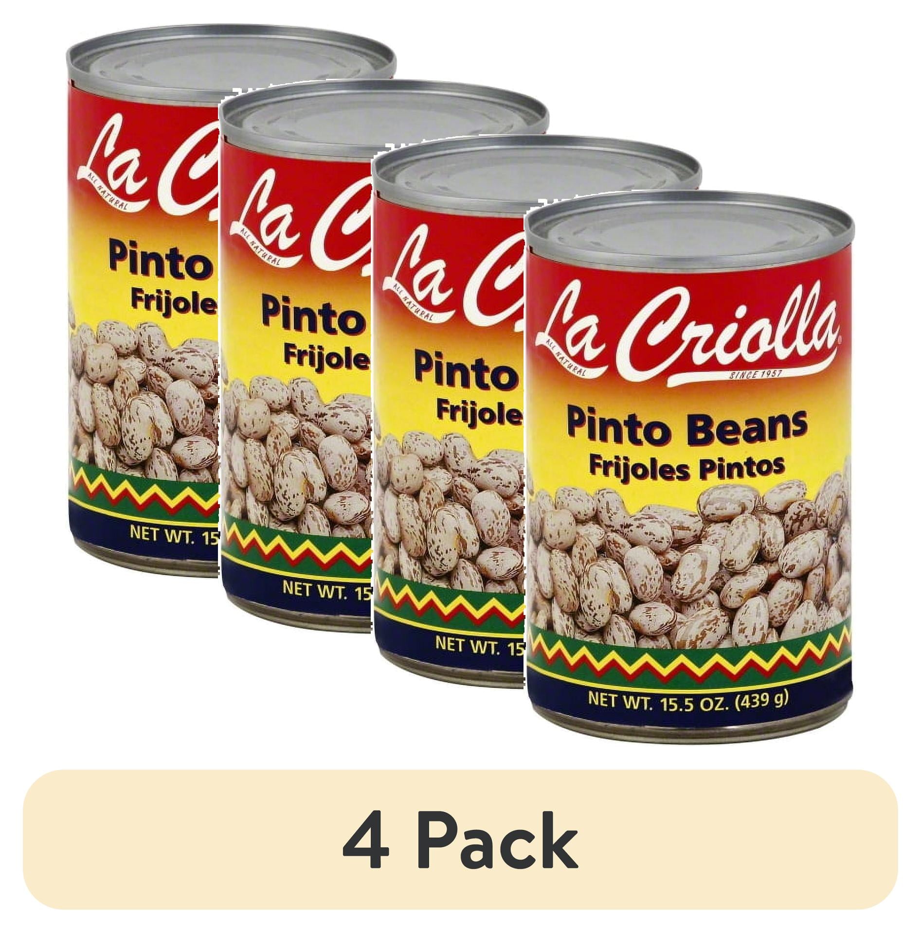 (4 pack) La Criolla Pinto Beans, 15.5 oz - Walmart.com